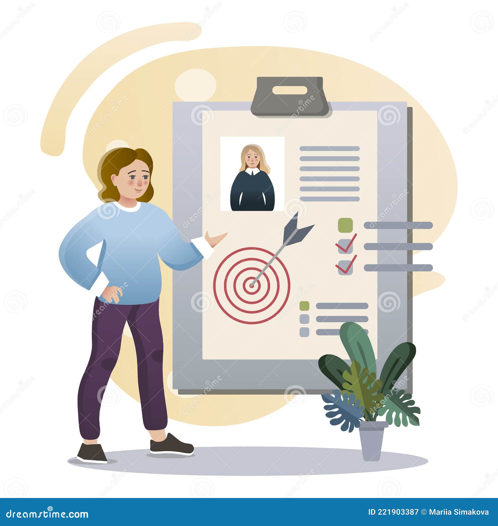 BRIEF. Concept With People, Letters And Icons. Flat Vector Illustration ...