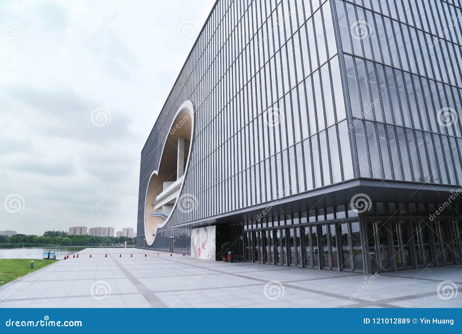 Shanghai Poly Grand Theater Editorial Stock Image - Image of building ...