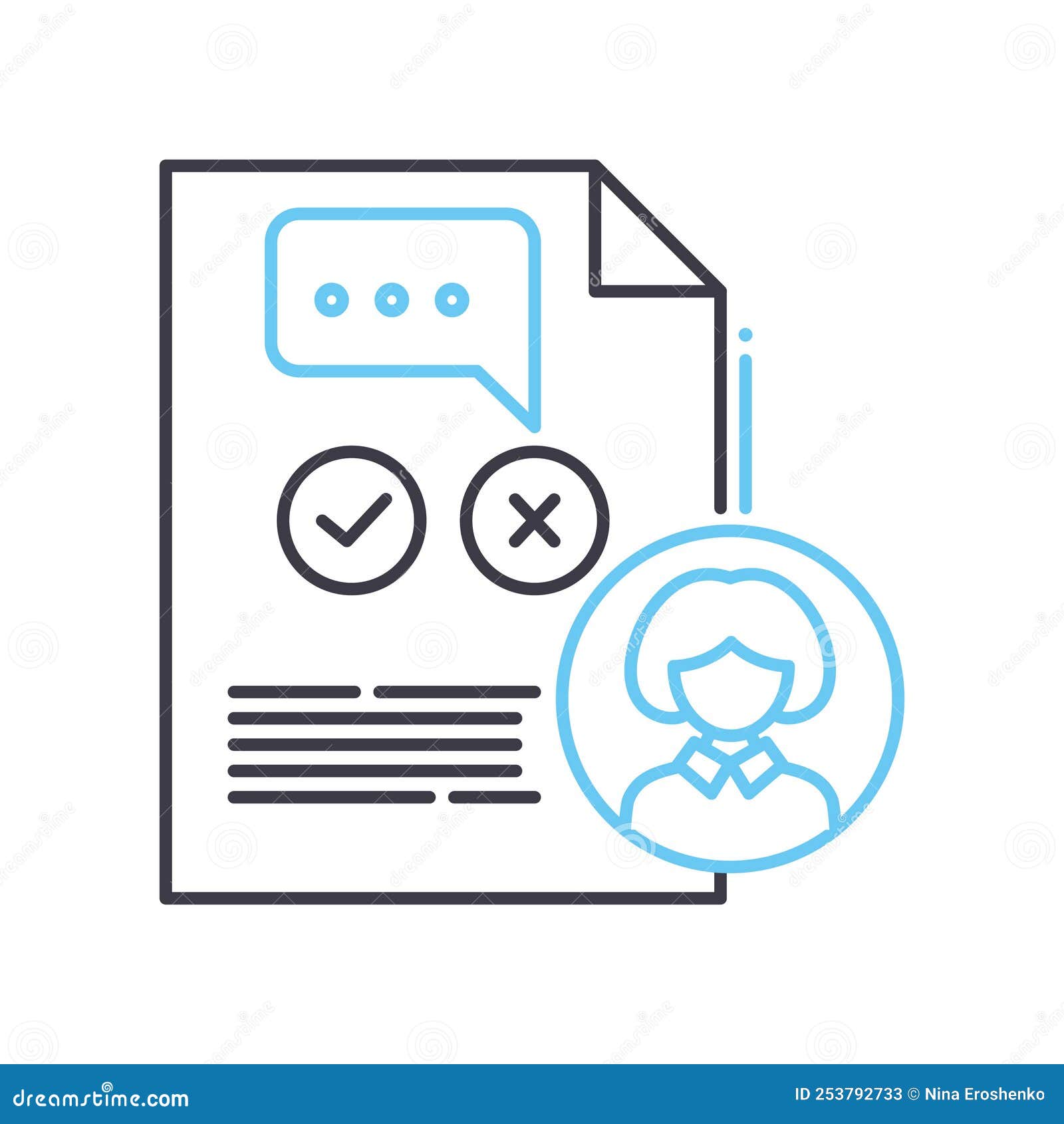 Complaint Box Outline Icon Linear Style Sign For Mobile Concept And Web ...