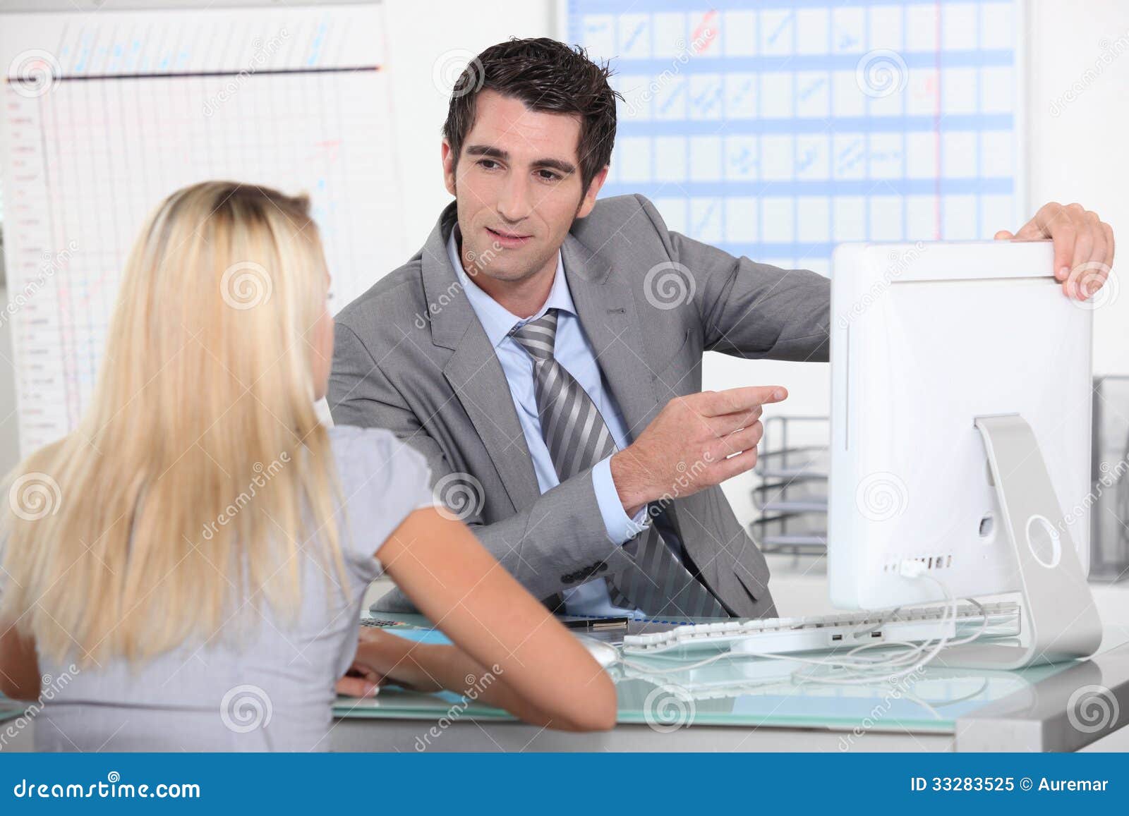 Client counselor stock image. Image of serious, hand - 33283525
