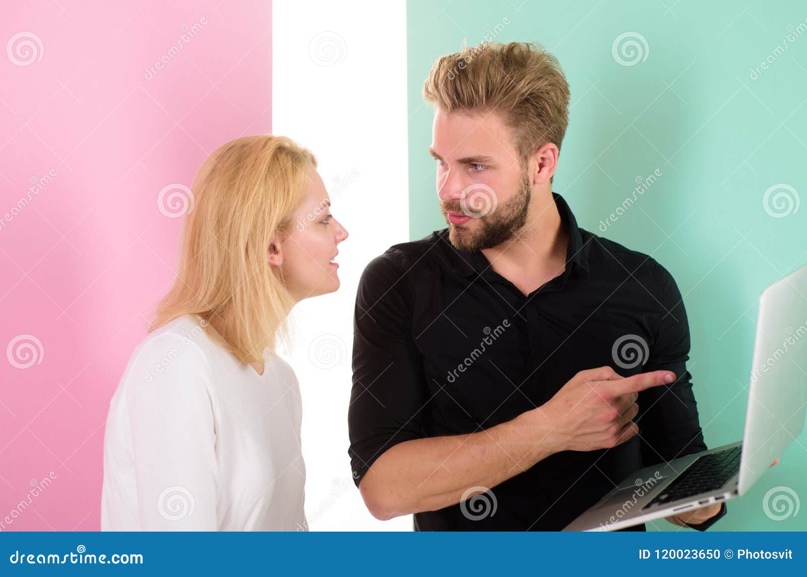 Client and Designer Discussing Project. Design and Visualisation ...