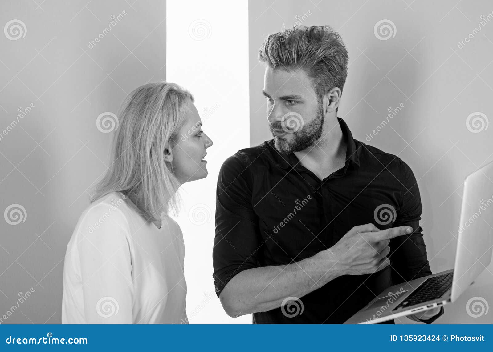 Client and Designer Discussing Project. Design and Visualisation ...