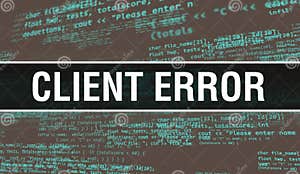 Client Error With Digital Java Code Text Client Error And Computer Client Error With Digital Java Code Text Client Error And Computer