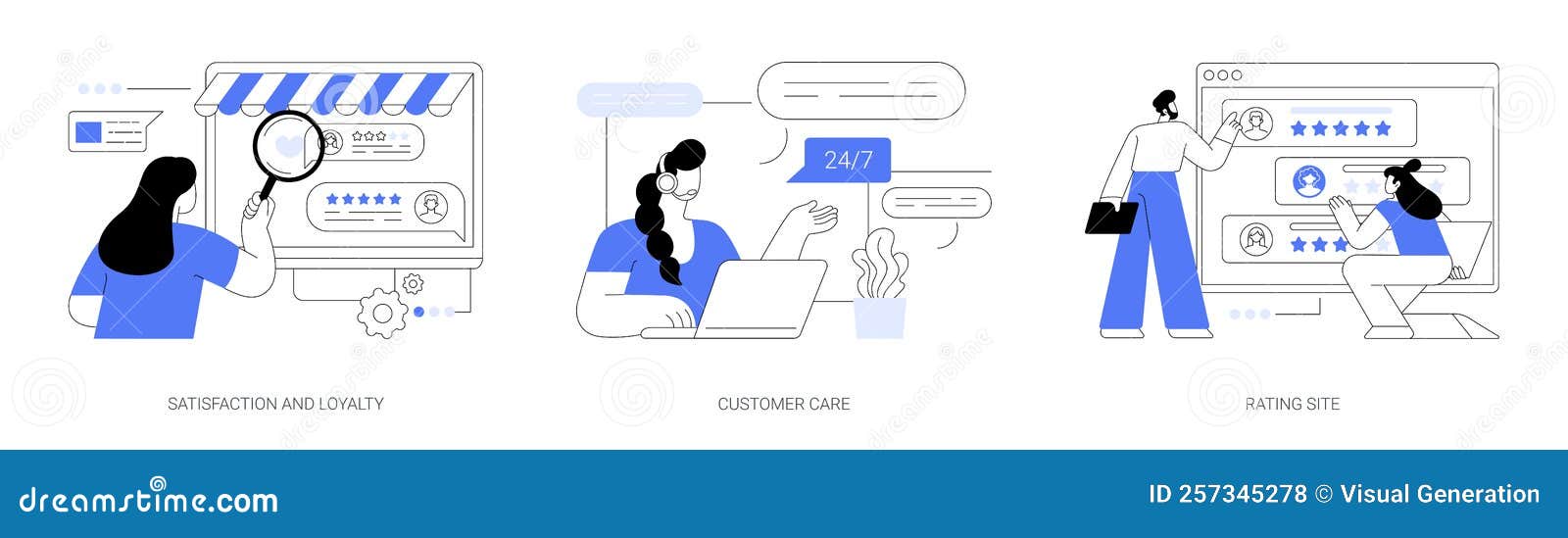 Client Feedback Tracking Abstract Concept Vector Illustrations. Stock ...