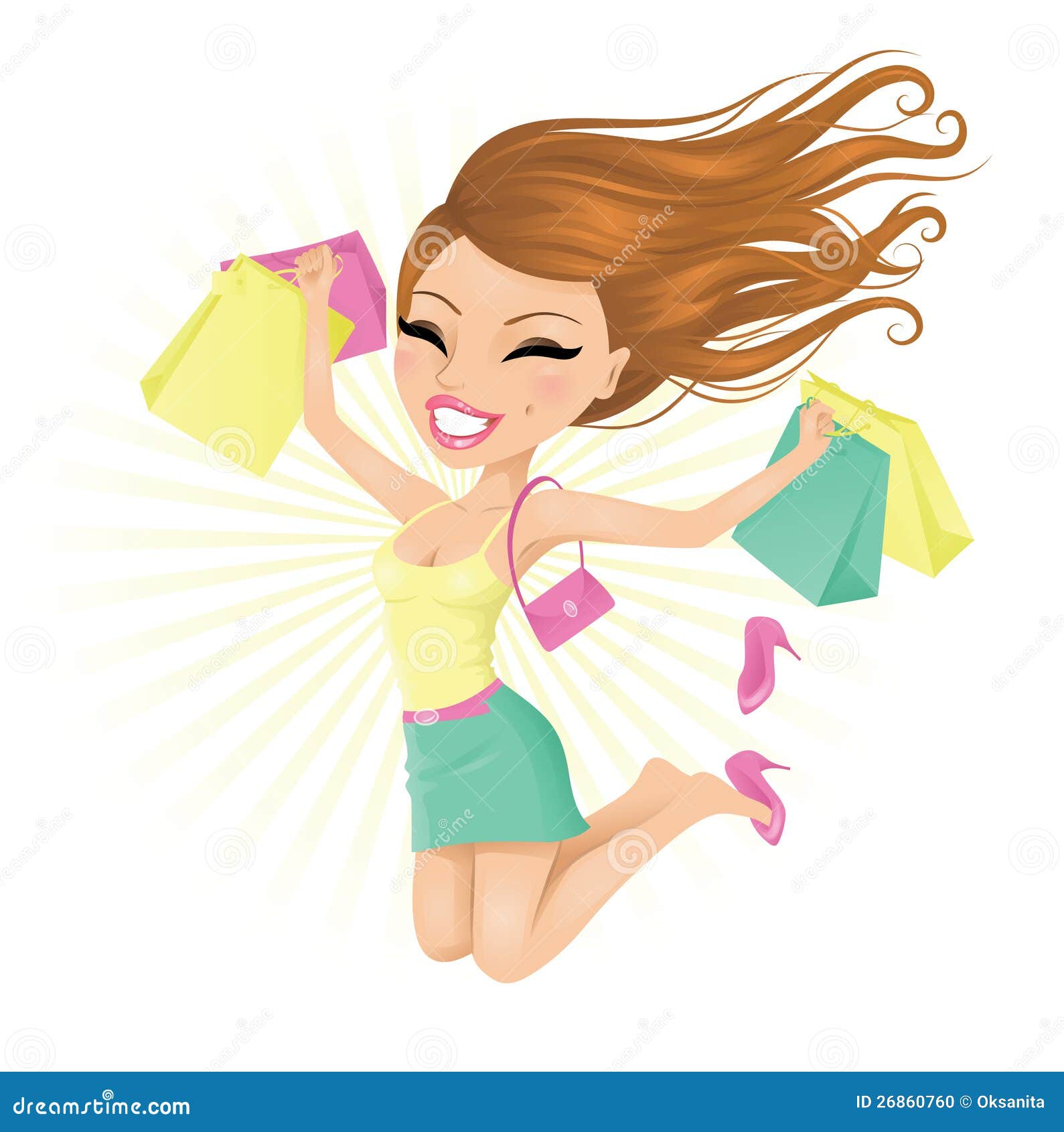 Client heureux. illustration de vecteur. Illustration du mignon - 26860760