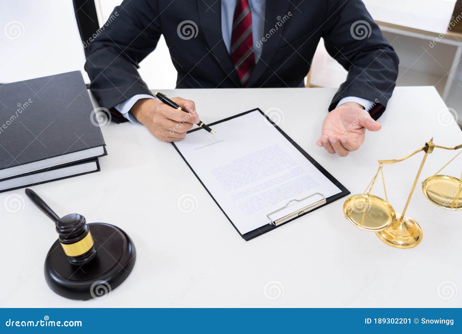 Client with His Partner Lawyers or Attorneys Discussing Discussing a ...