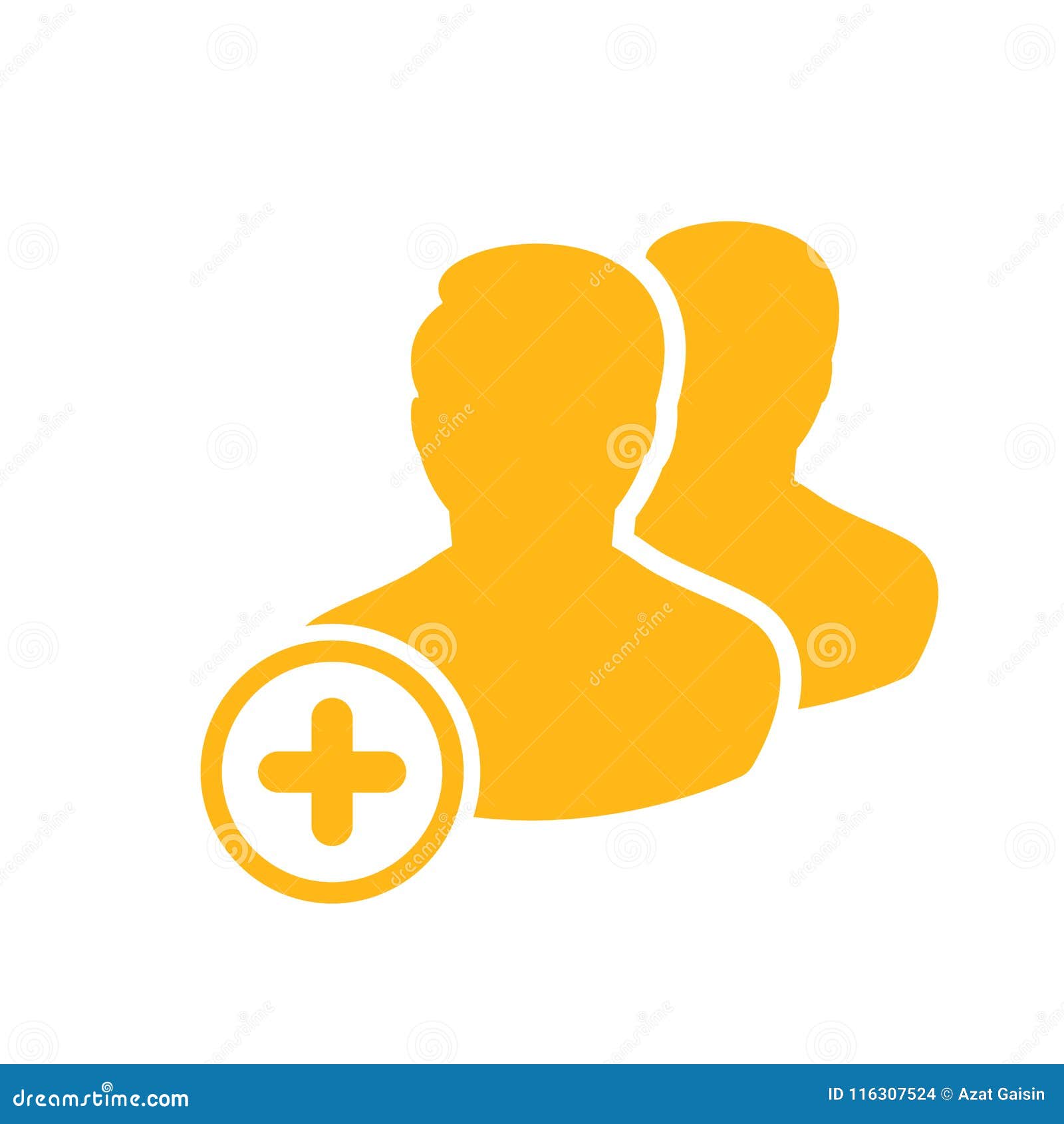 Client Icon with Add Sign. Client Icon and New, Plus, Positive Symbol ...