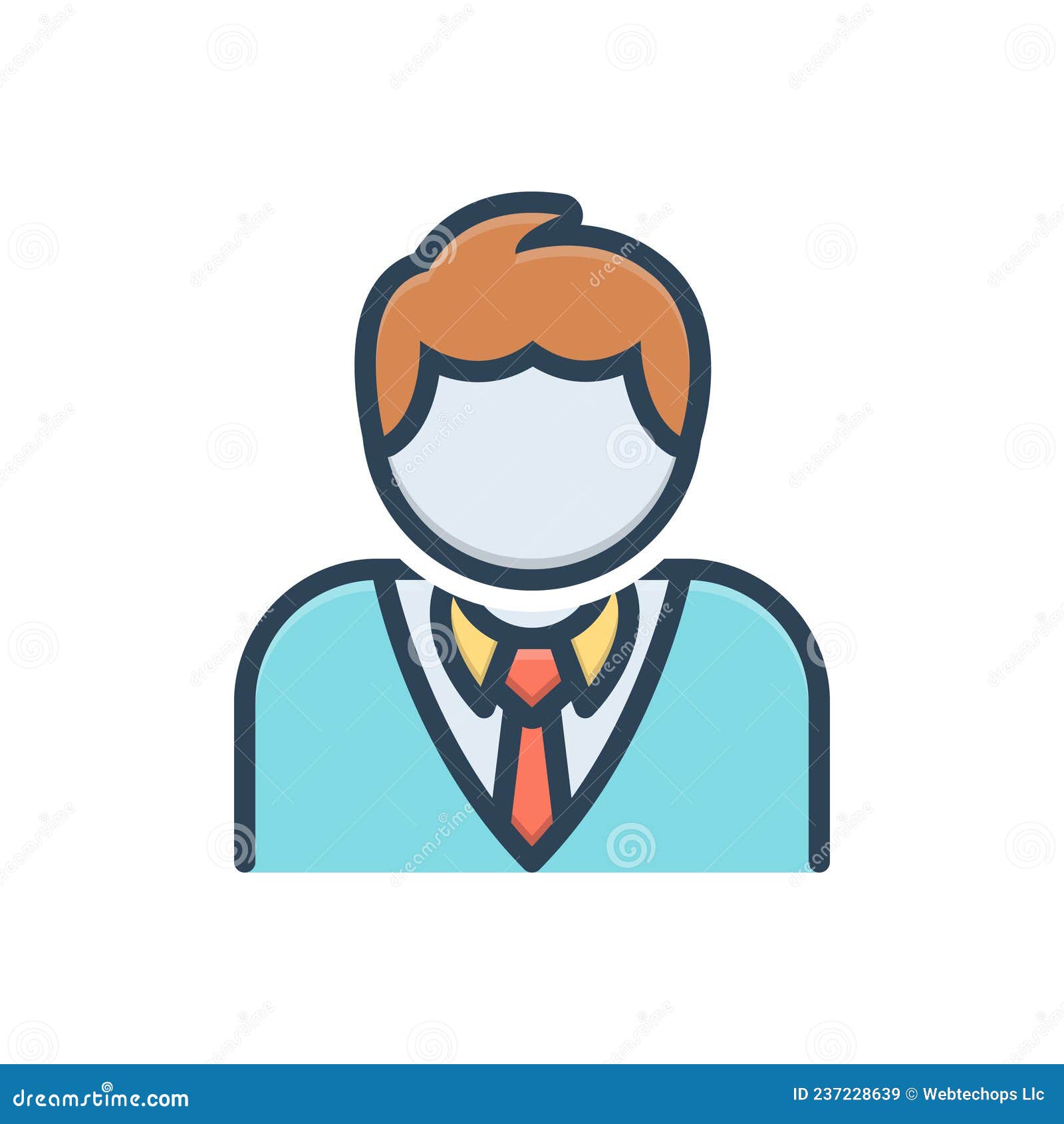 Color Illustration Icon for Client, Clientele and Patronage Stock ...