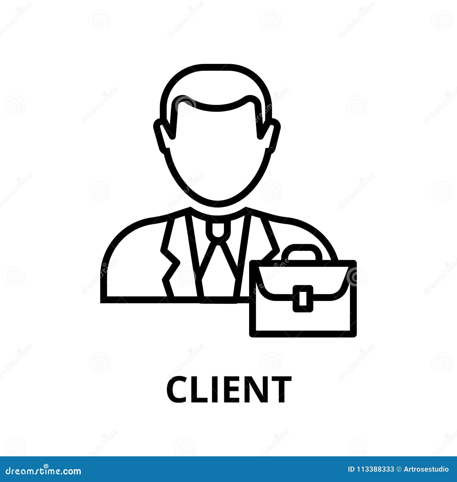 Client Icon, for Graphic and Web Design Stock Vector - Illustration of ...