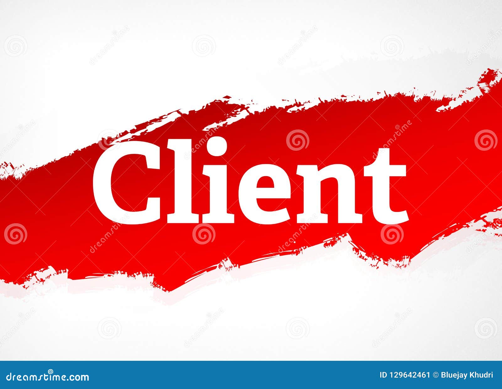 Client Red Brush Abstract Background Illustration Stock Illustration ...