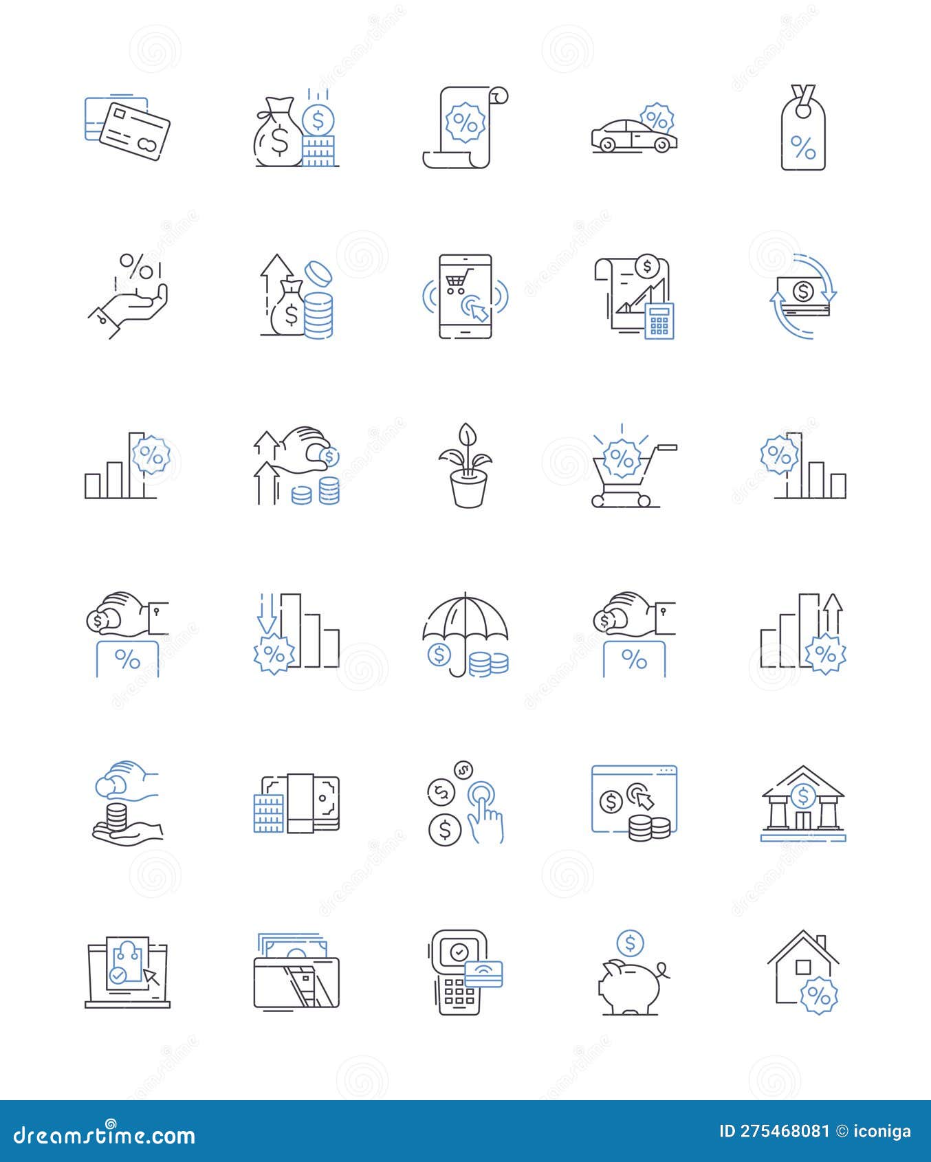 Client Managers Line Icons Collection. Relationship, Liaison, Advocate ...