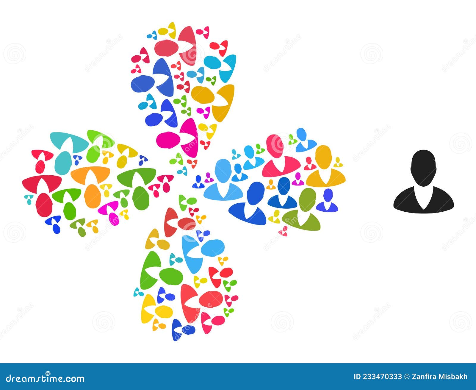 Client Profile Icon Bright Twirl Burst Stock Vector - Illustration of ...