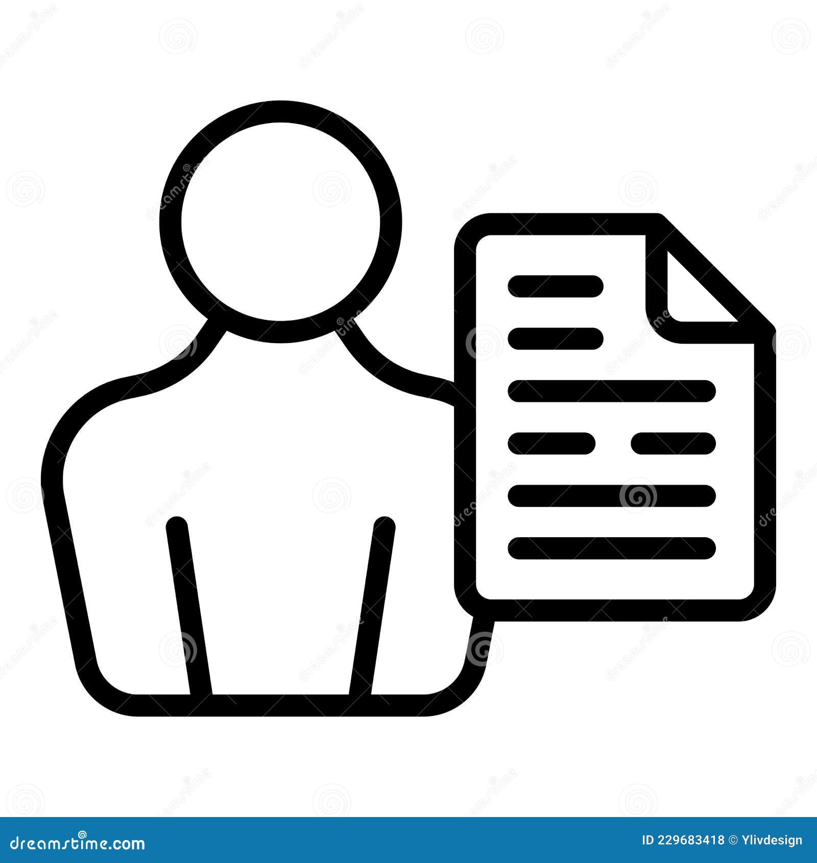 Client Profile Icon Outline Vector. Customer User Stock Vector ...
