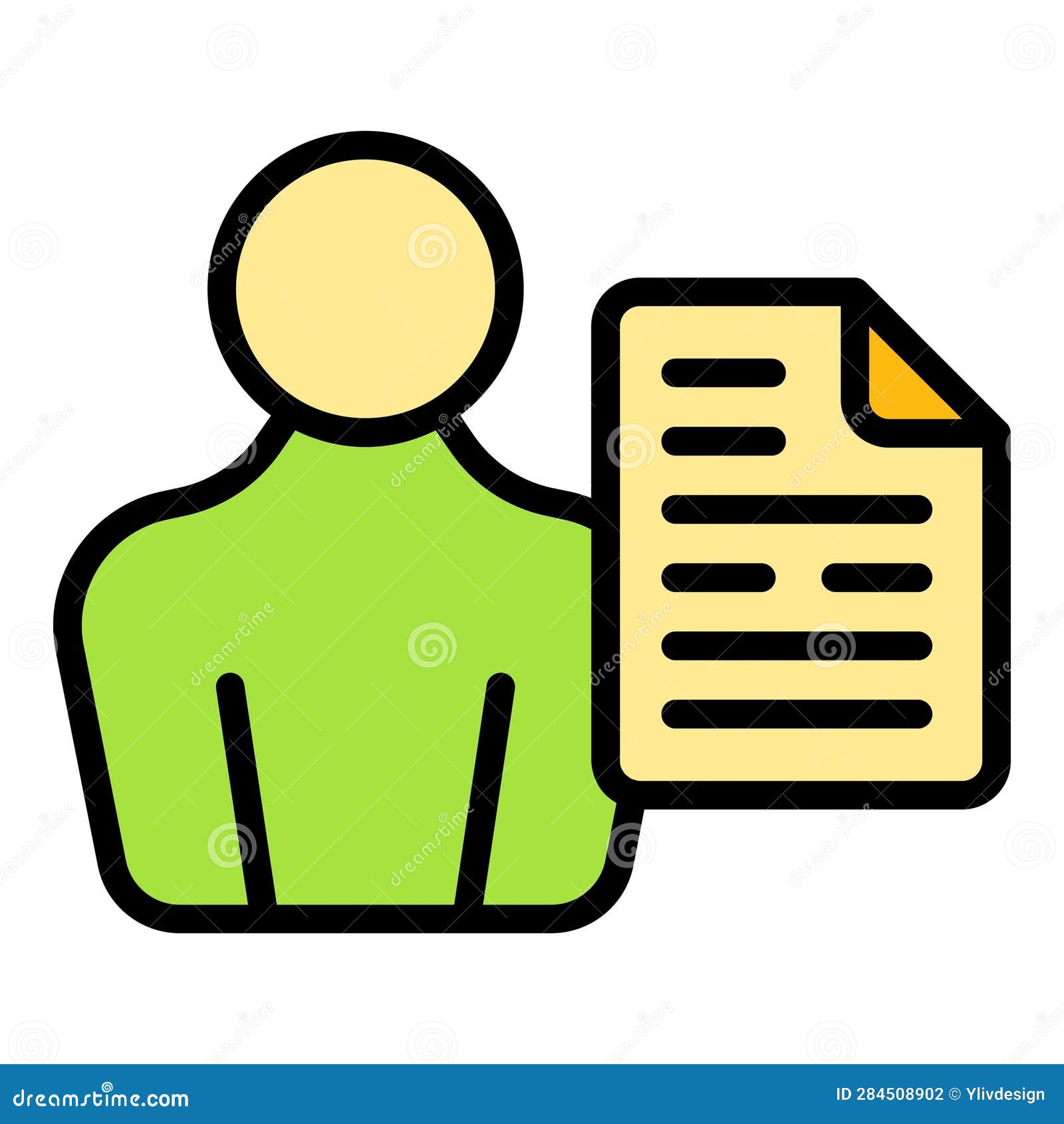 Client Profile Icon Vector Flat Stock Illustration - Illustration of ...