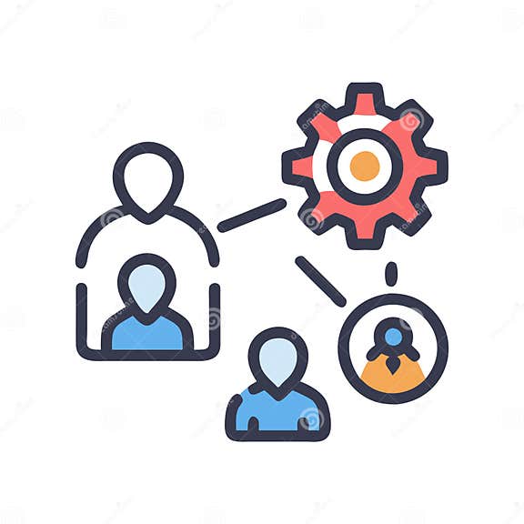 Client Relationship Management Strategy Visuals Stock Vector ...