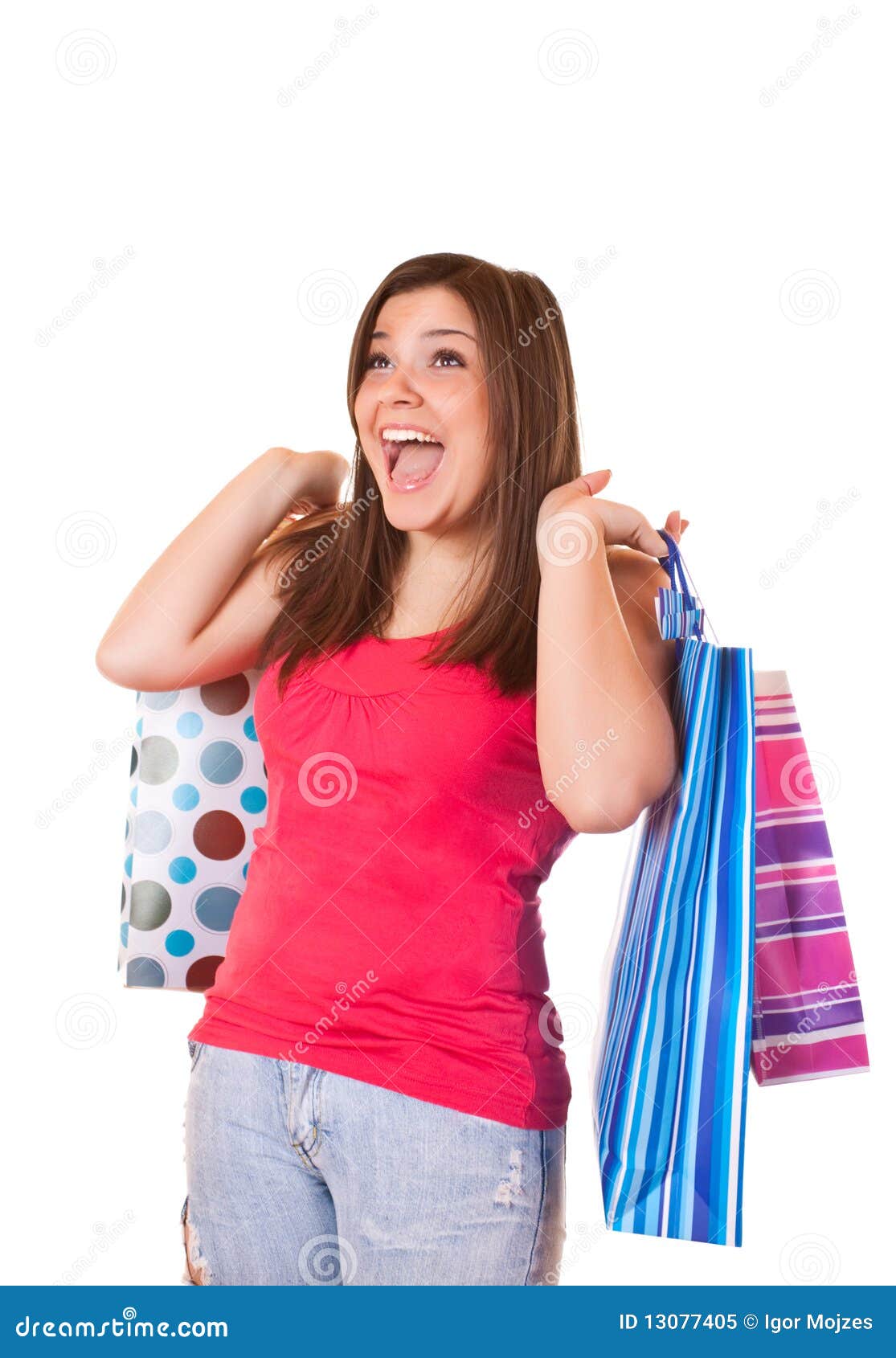 Client satisfaisant image stock. Image du crédit, couleur - 13077405