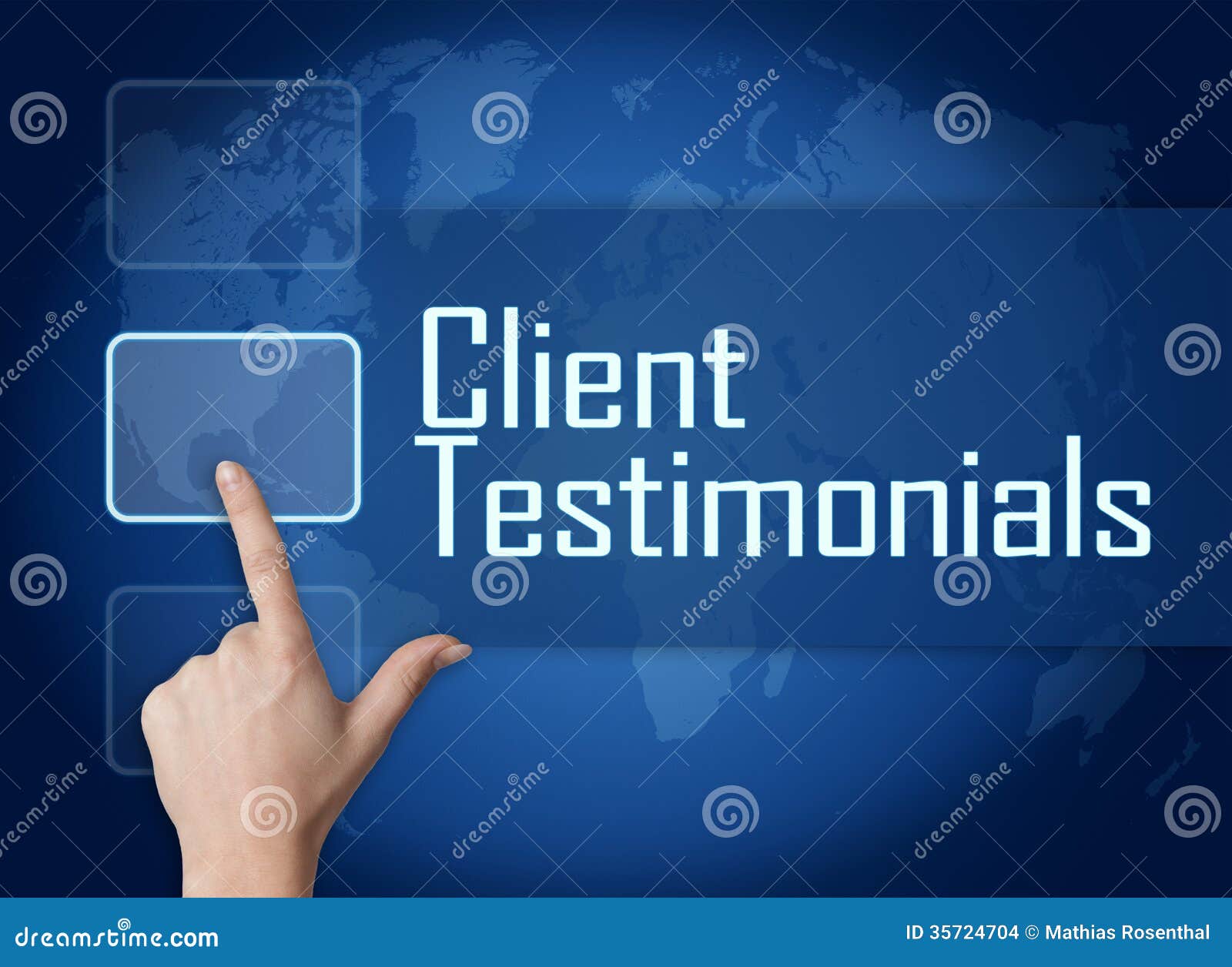 Client Testimonials stock illustration. Illustration of recommendation ...
