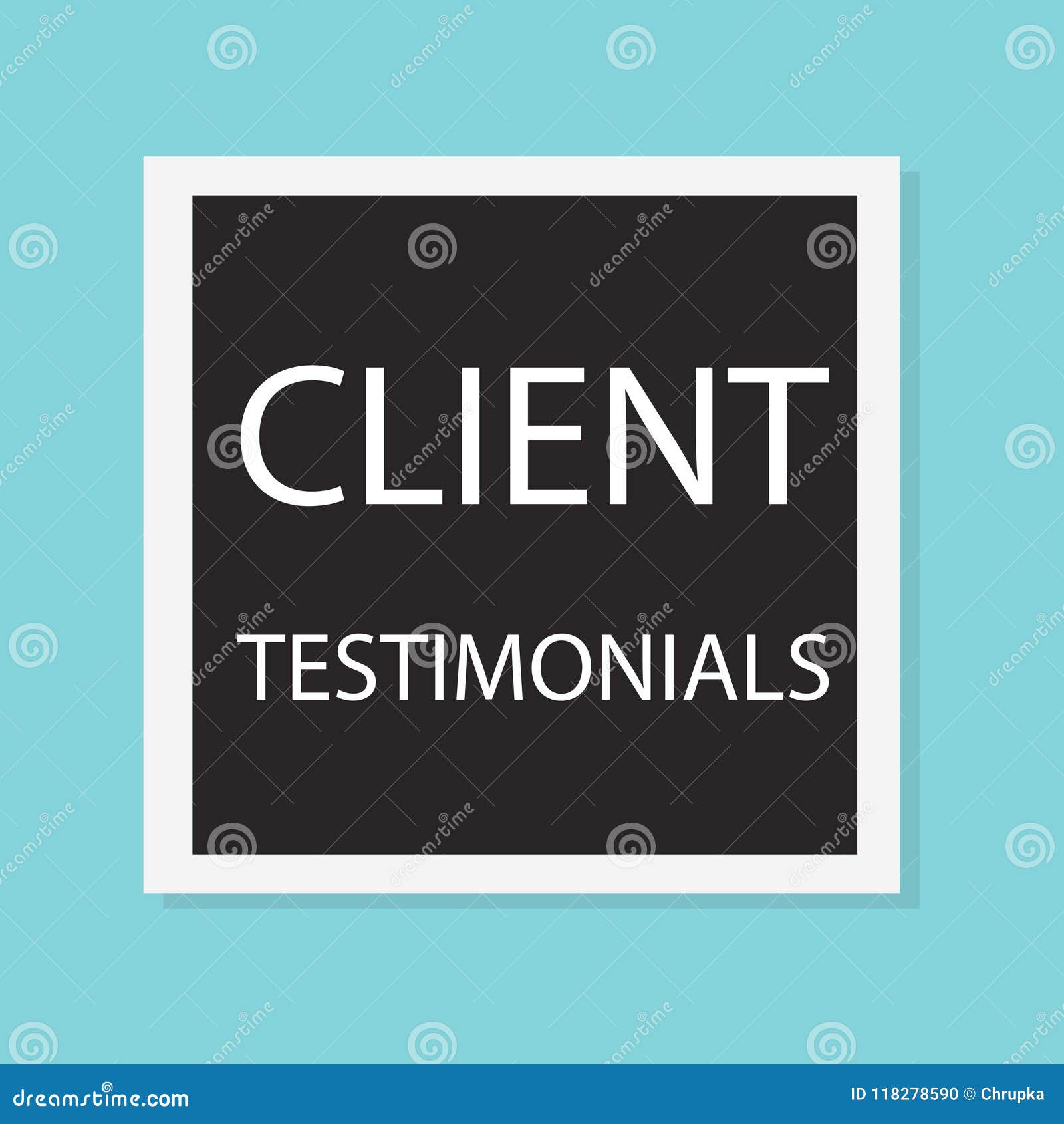 Client Testimonials Concept Stock Vector - Illustration of paper ...