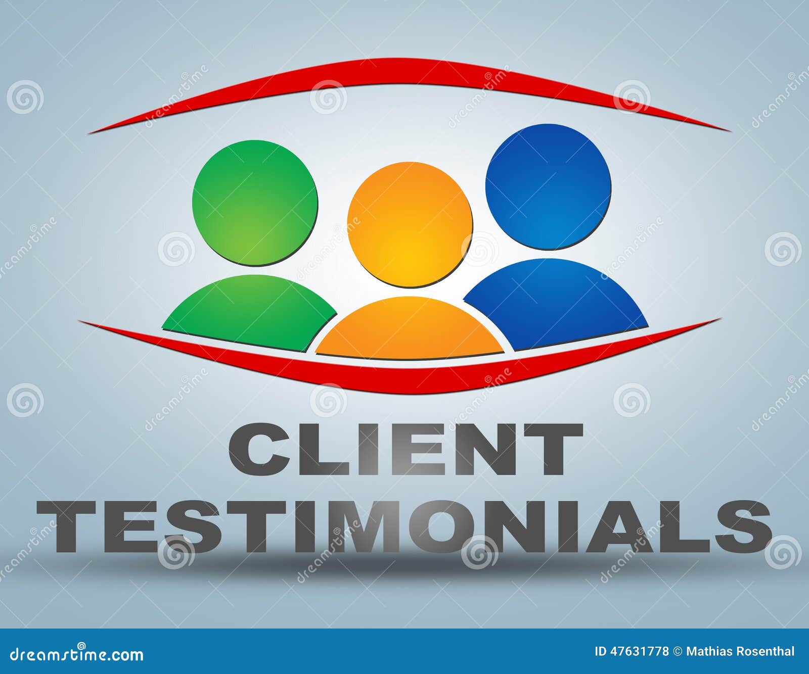 Client Testimonials stock illustration. Illustration of product - 47631778