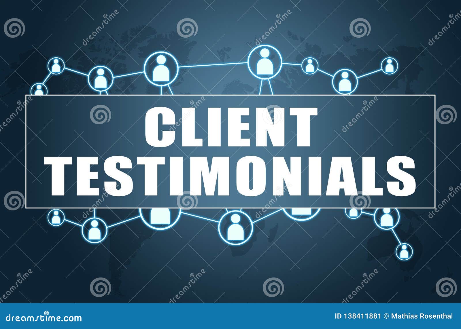Client Testimonials stock illustration. Illustration of text - 138411881