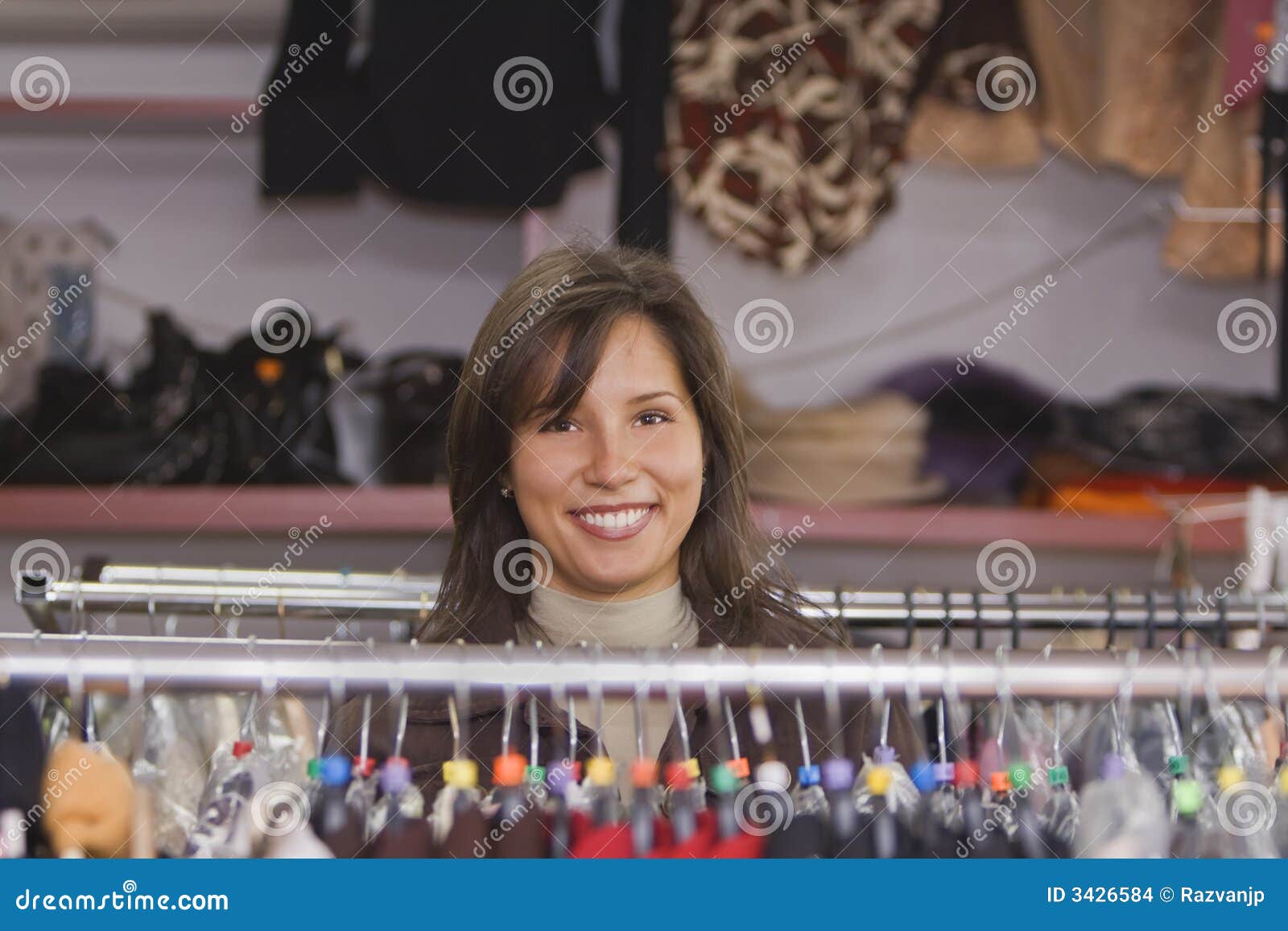 Cliente feliz foto de archivo. Imagen de feliz, sonrisa - 3426584