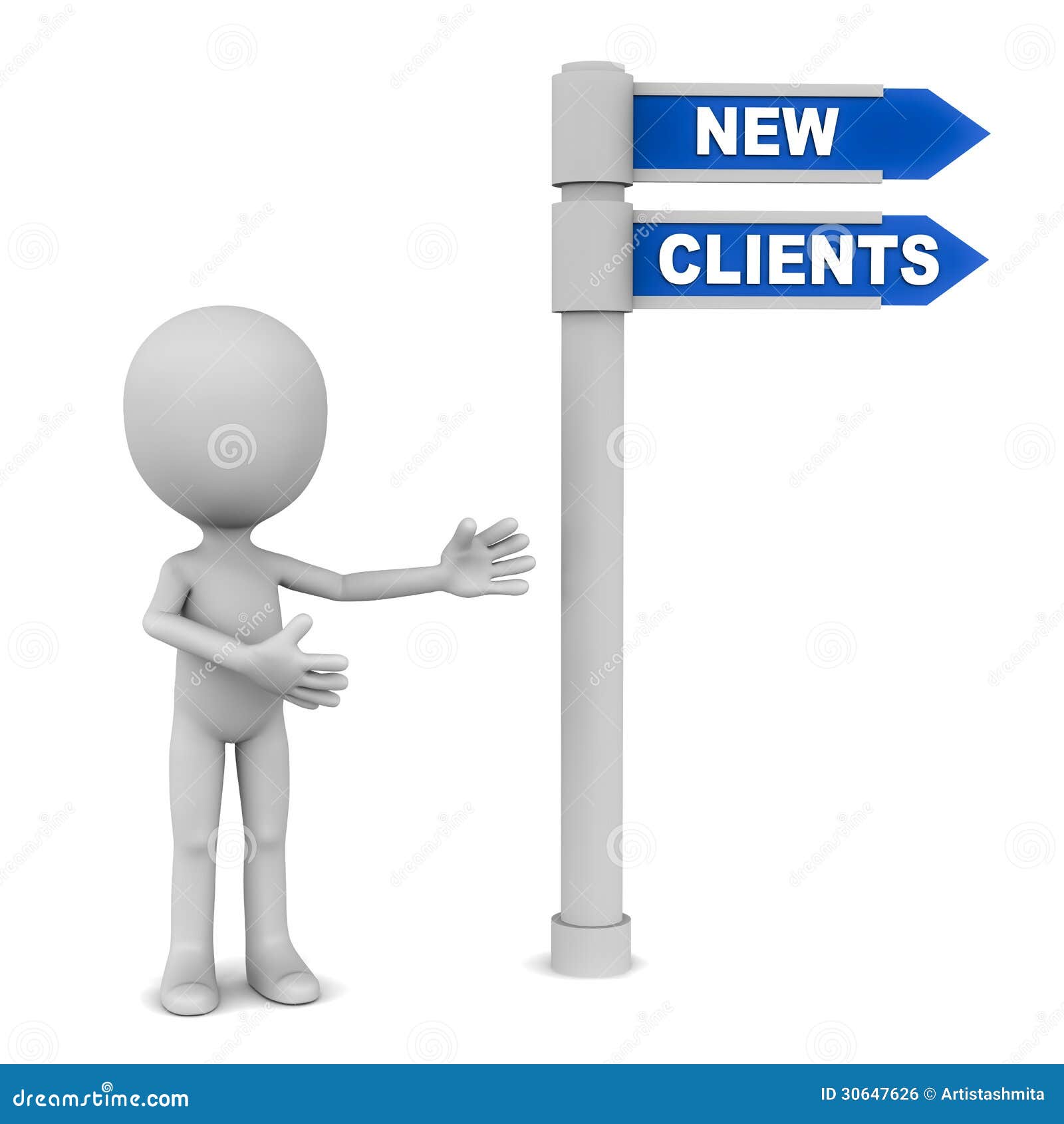 Clientes novos ilustração stock. Ilustração de atraia - 30647626