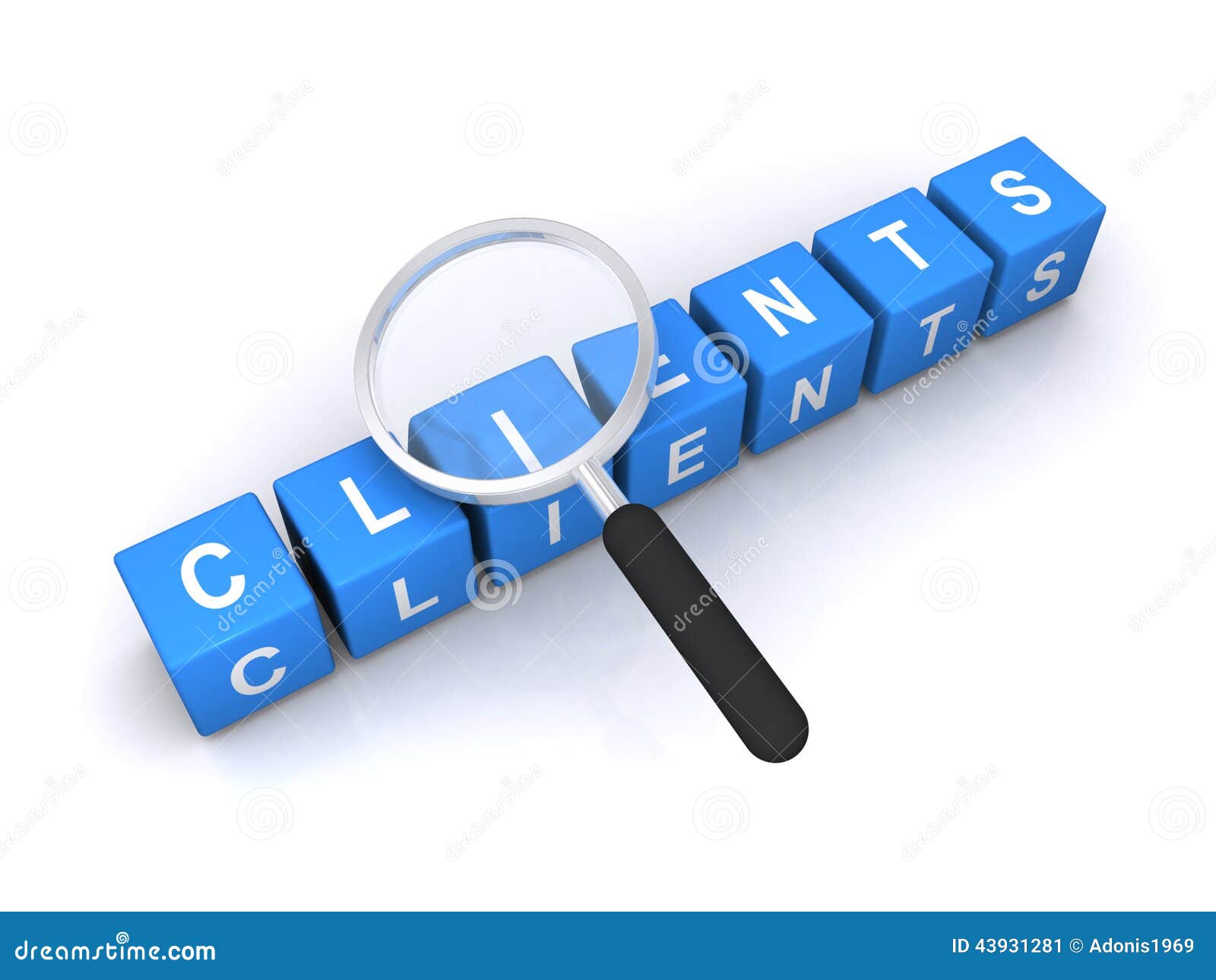 Clients illustration stock illustration. Illustration of cube - 43931281