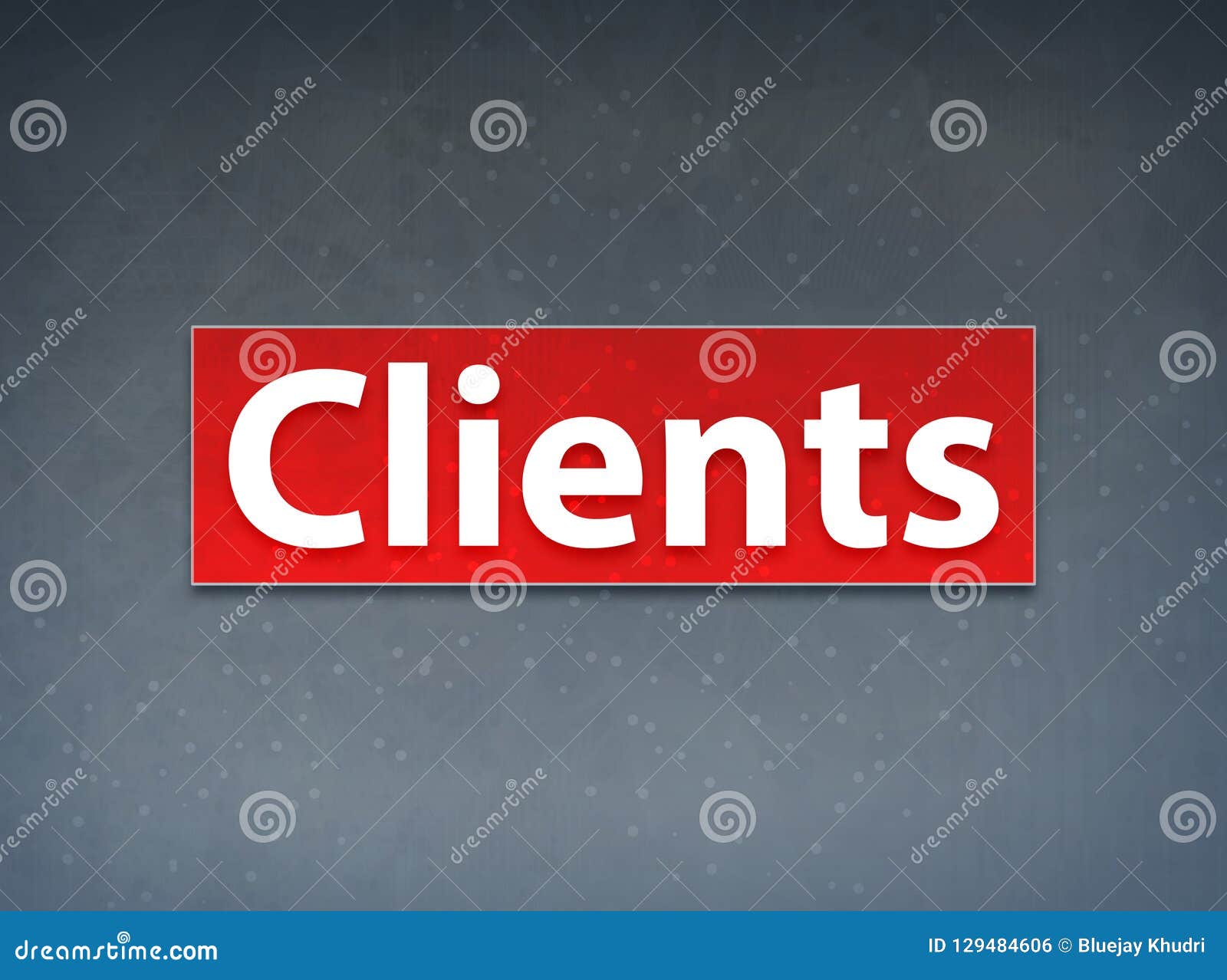 Clients Red Banner Abstract Background Stock Illustration ...
