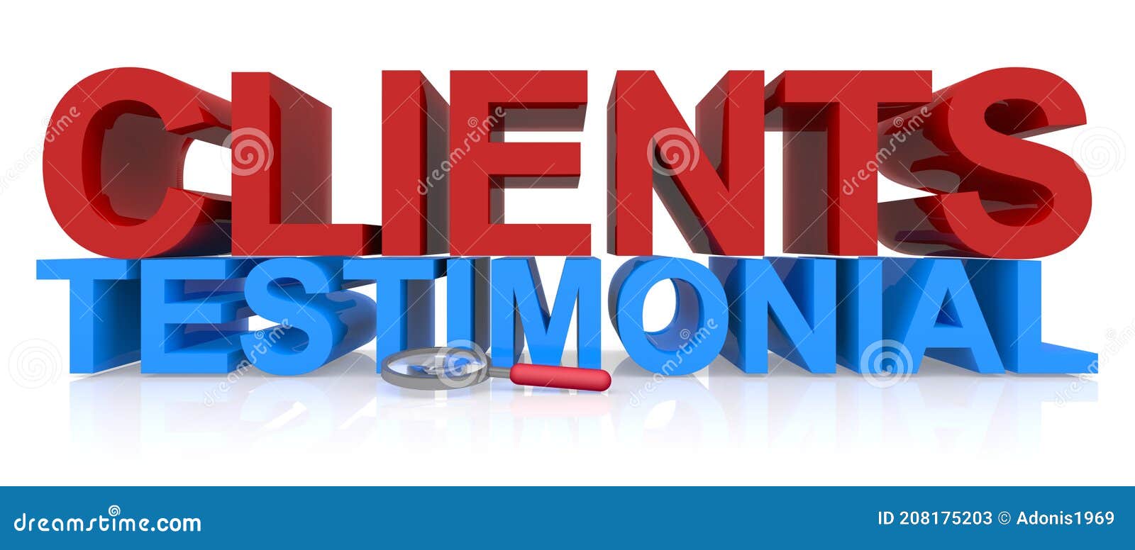 Clients Testimonial on White Stock Illustration - Illustration of ...