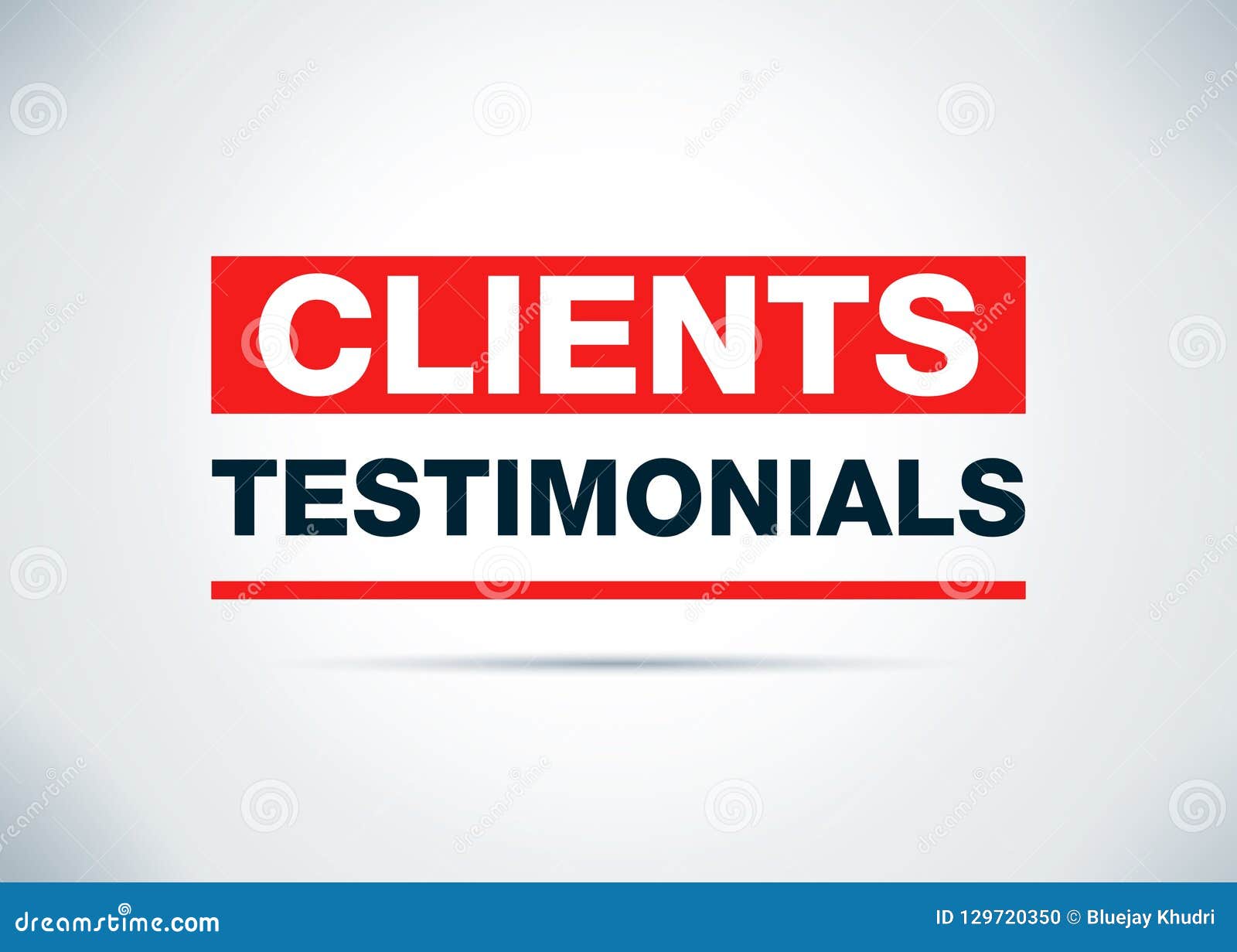 Clients Testimonials Abstract Flat Background Design Illustration Stock ...