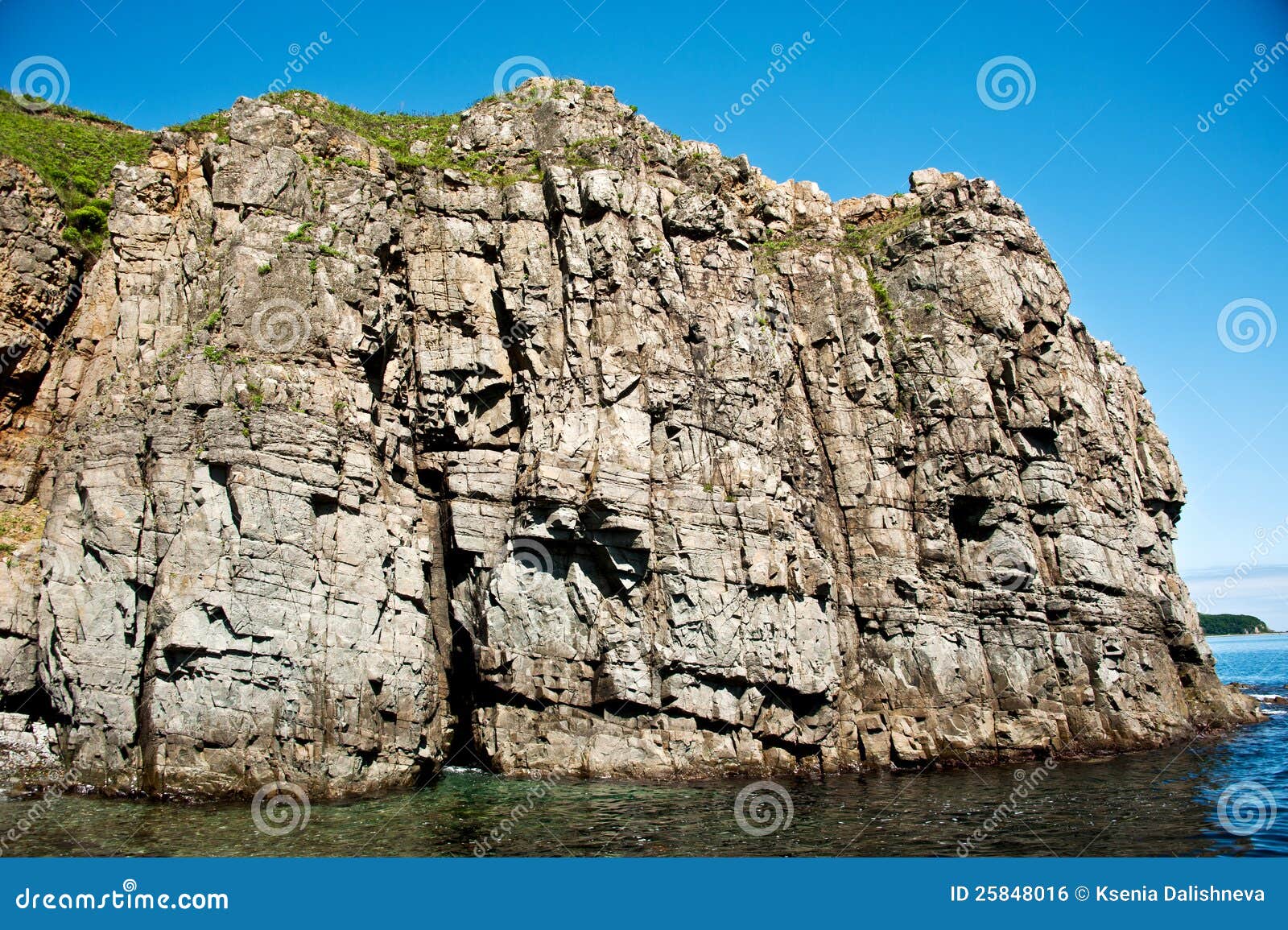 Cliff stock photo. Image of horizon, backgrounds, flat - 25848016