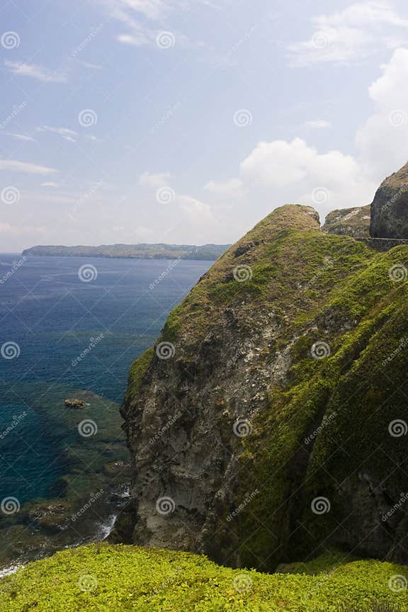 Cliff stock image. Image of ocean, clouds, rest, batanes - 5108137