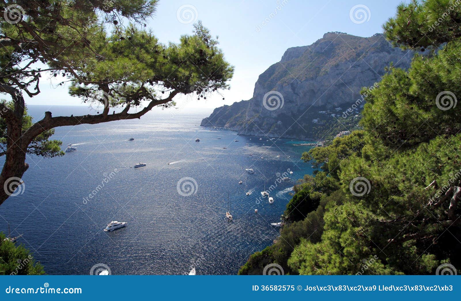 Cliff in Capri island stock image. Image of cliff, island - 36582575