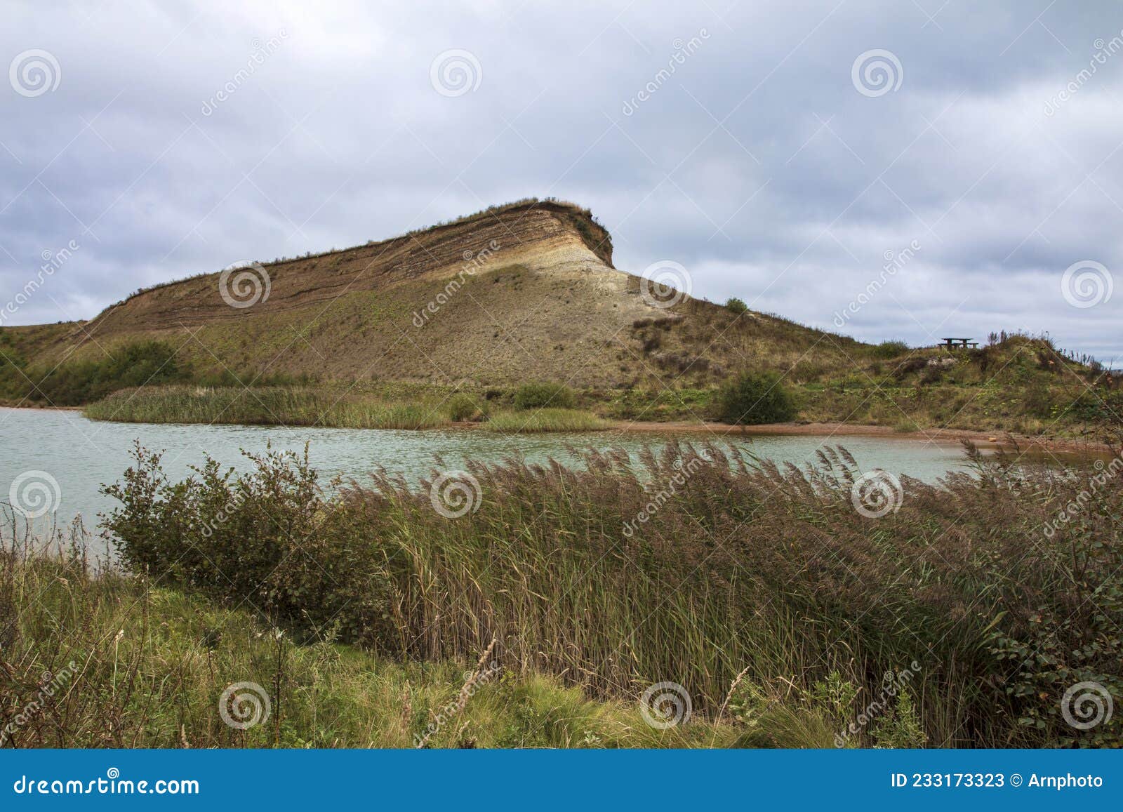 Cliff of Clay stock image. Image of ocean, island, summer - 233173323