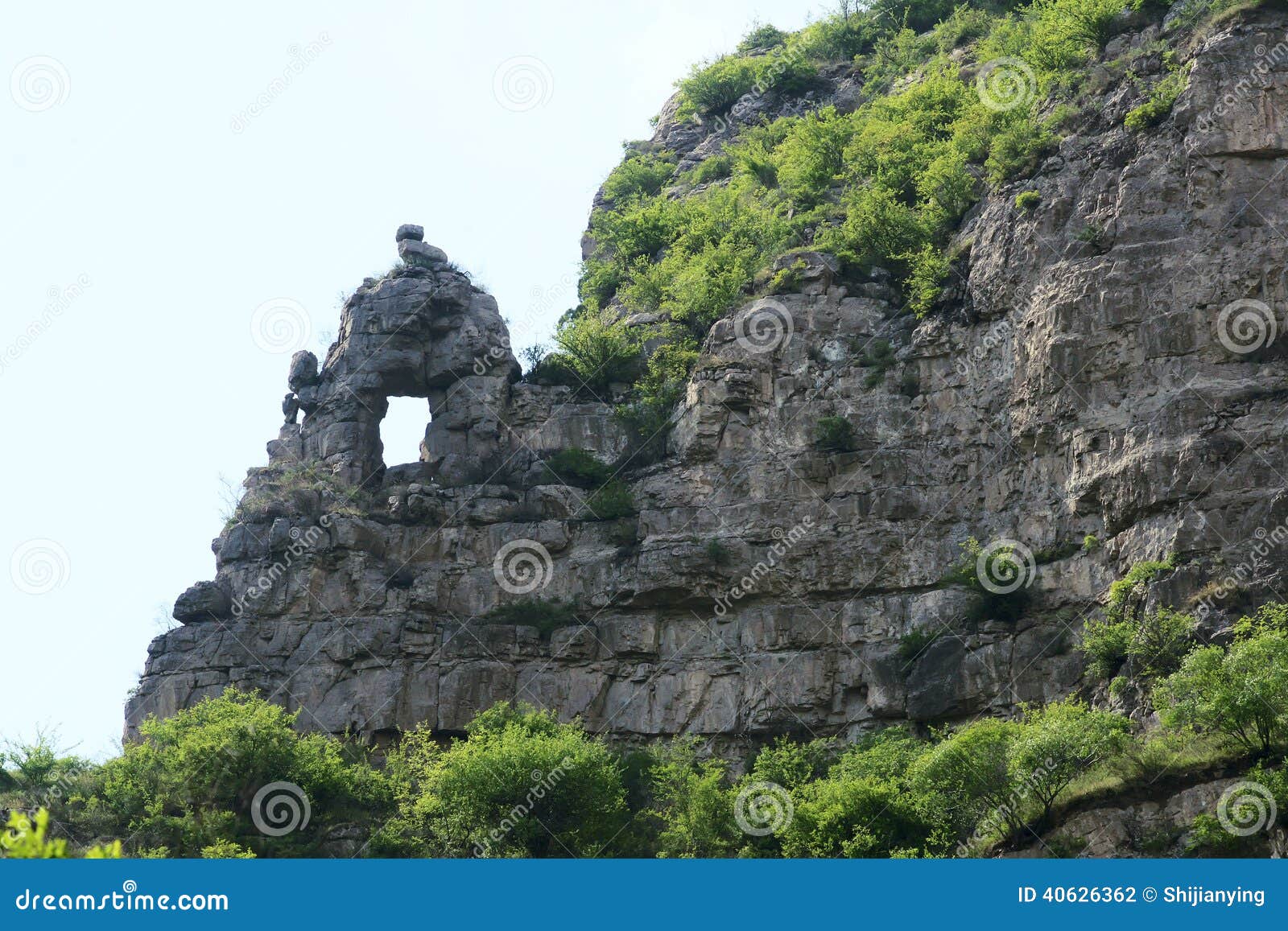 Cliff stock photo. Image of steep, natural, nature, holes - 40626362