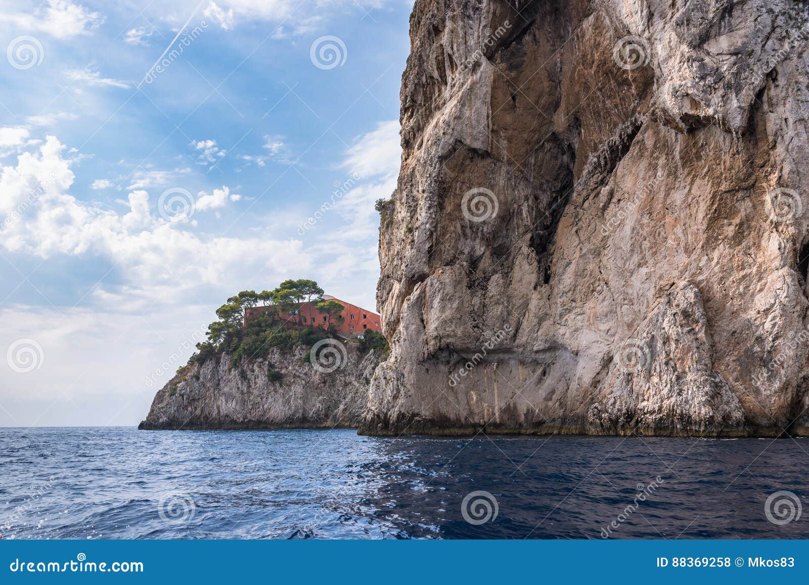 Cliff Coast of Capri Island Stock Photo - Image of summer, nature: 88369258