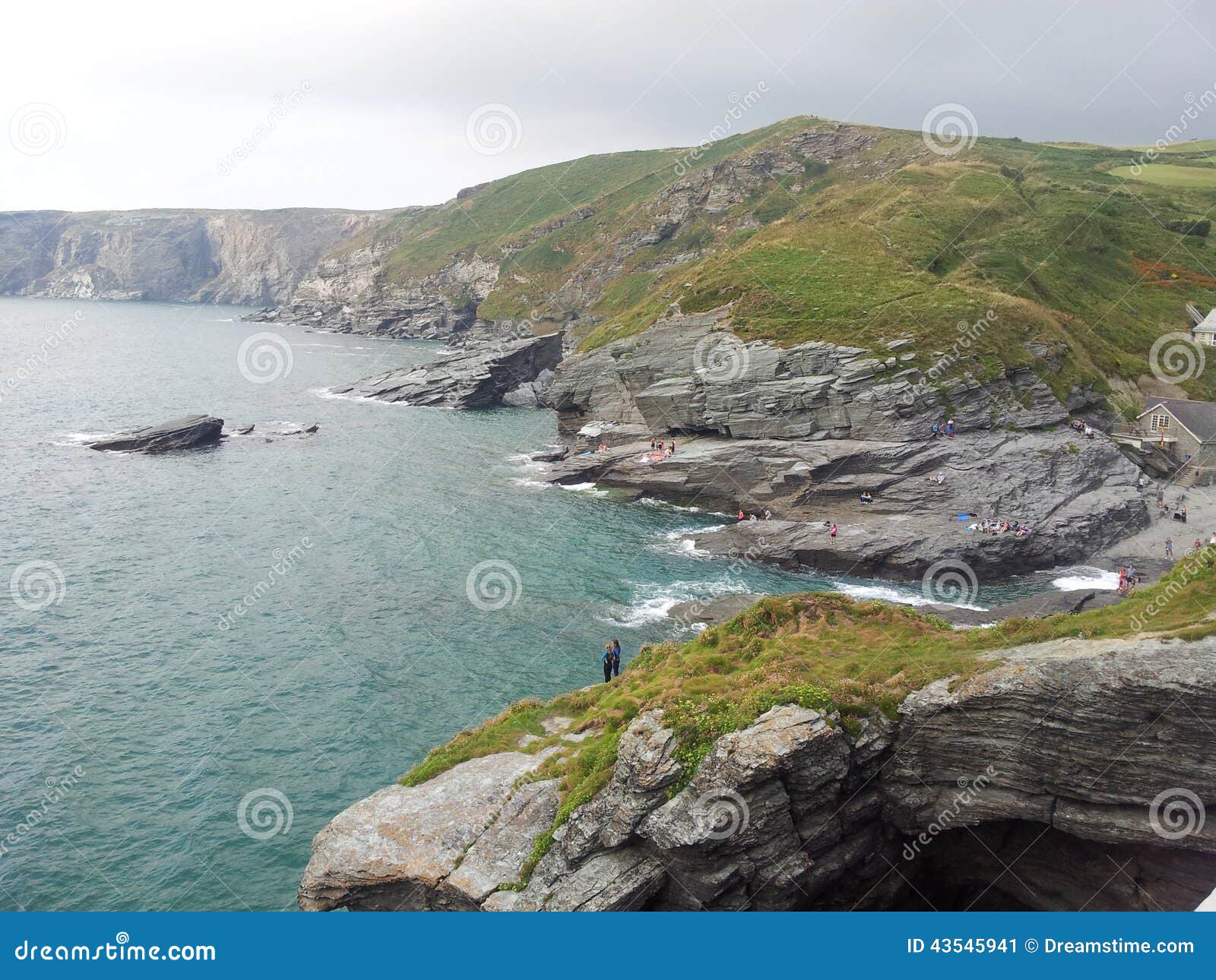 Cliff cove stock image. Image of beach, cove, cliff, rocky - 43545941