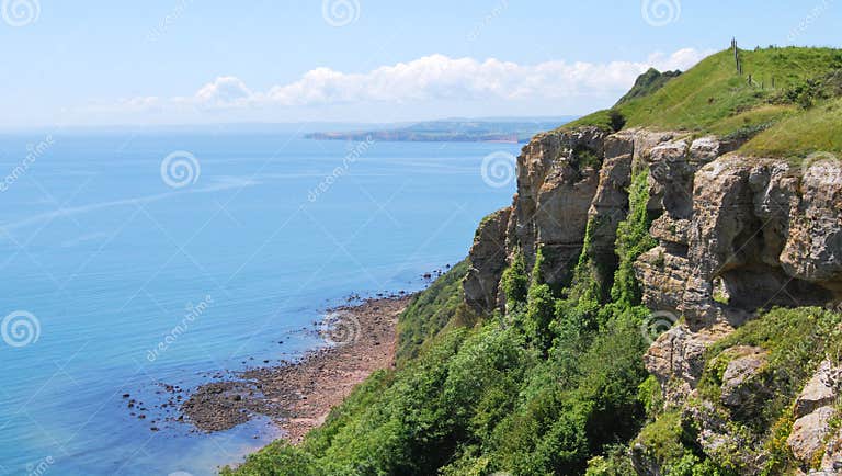 Cliff. stock photo. Image of cliffs, england, devon, rocky - 50291018