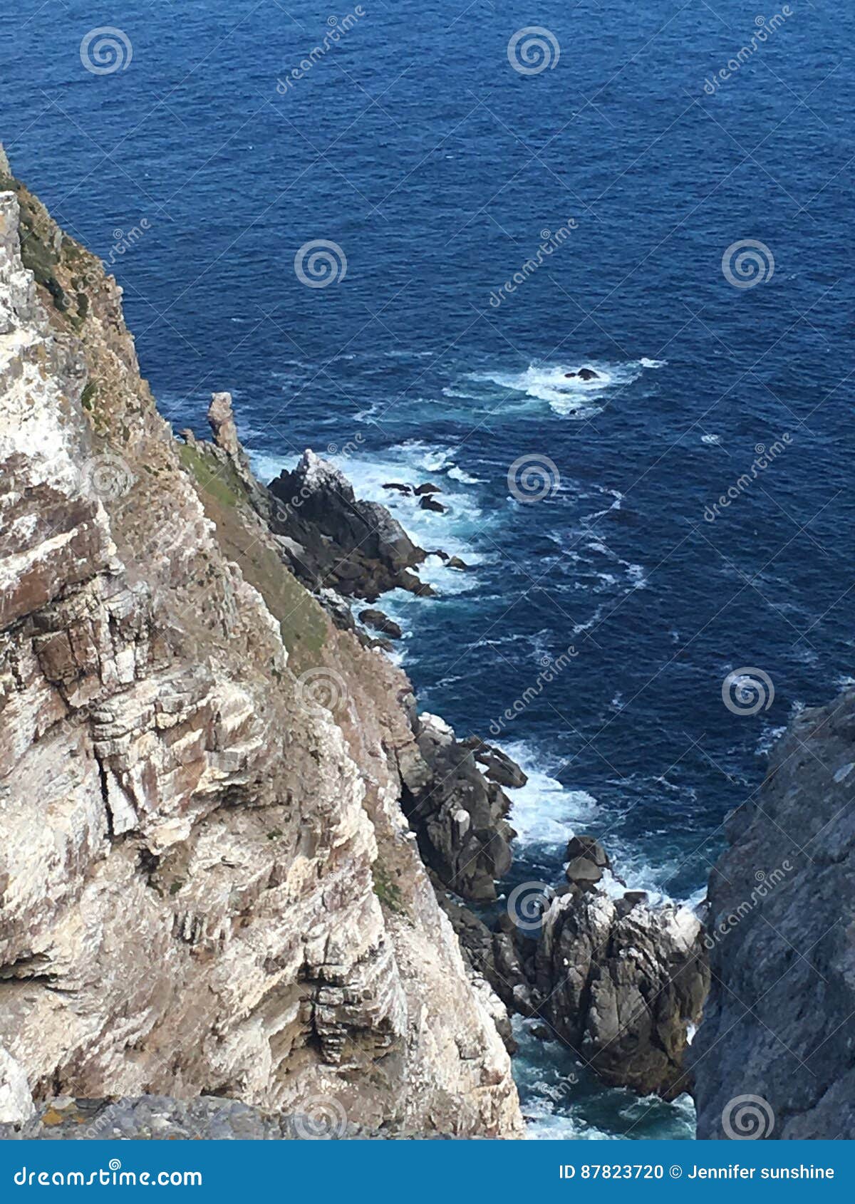 Cliff at the Edge of the World Stock Photo - Image of cliff, ocean ...
