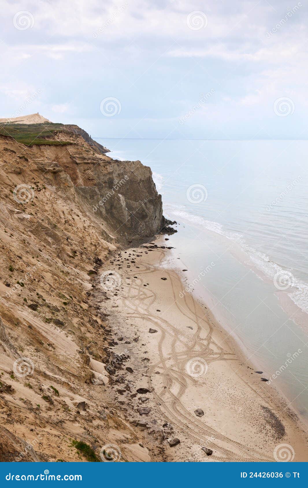 Cliff Erosion. Mud, Natural Clay, Cracks In Rock Background. Royalty ...