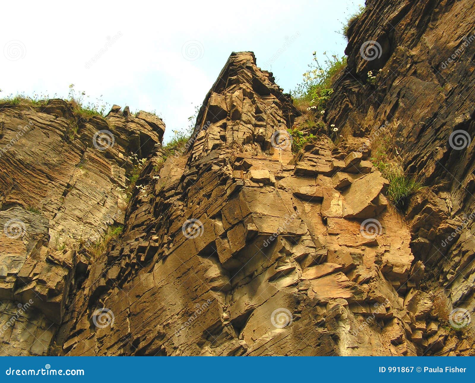 Cliff Face stock image. Image of bluff, natural, sandstone - 991867