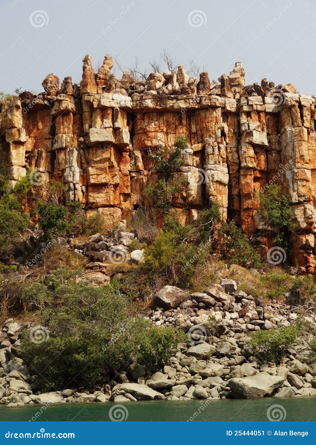 Cliff Formations, Kimberleys West Australia. Stock Image - Image of ...