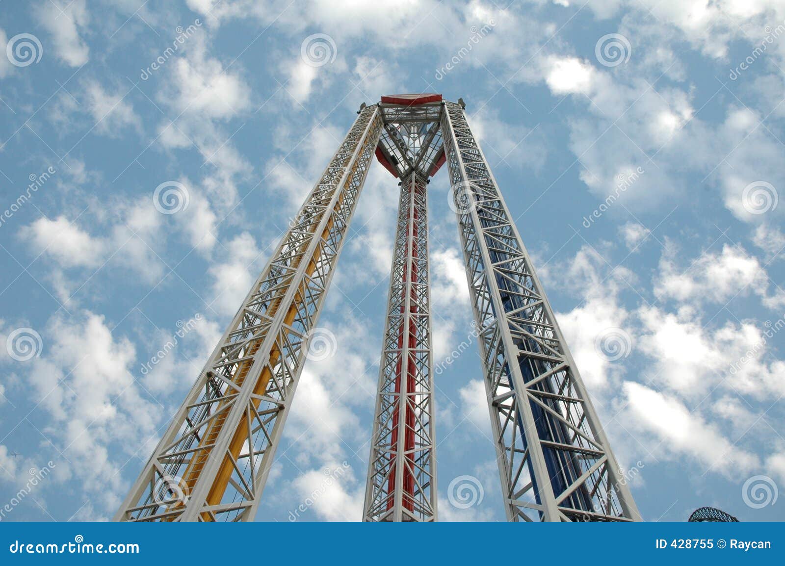 Cliff Hanging Ride stock image. Image of overcoming, knotts - 428755