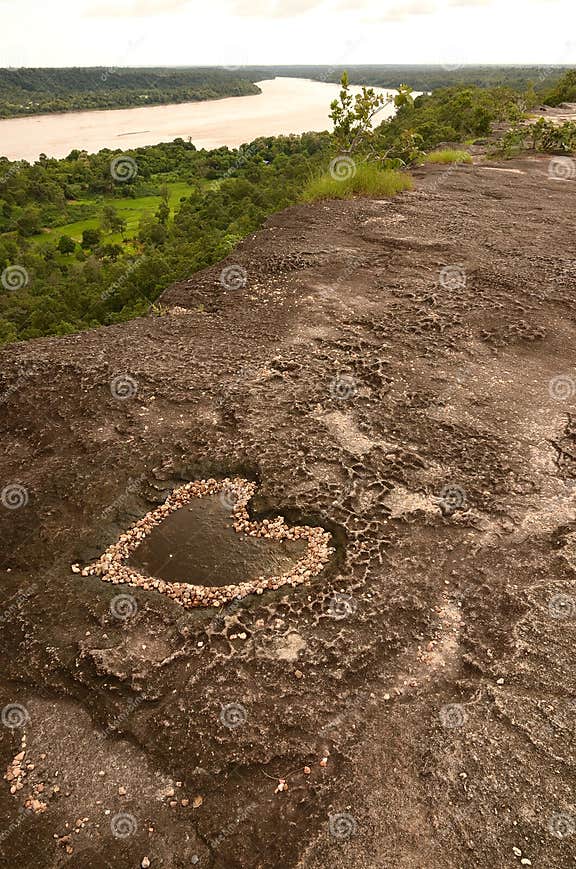 Cliff of heart stock image. Image of imagine, precipice - 44638341