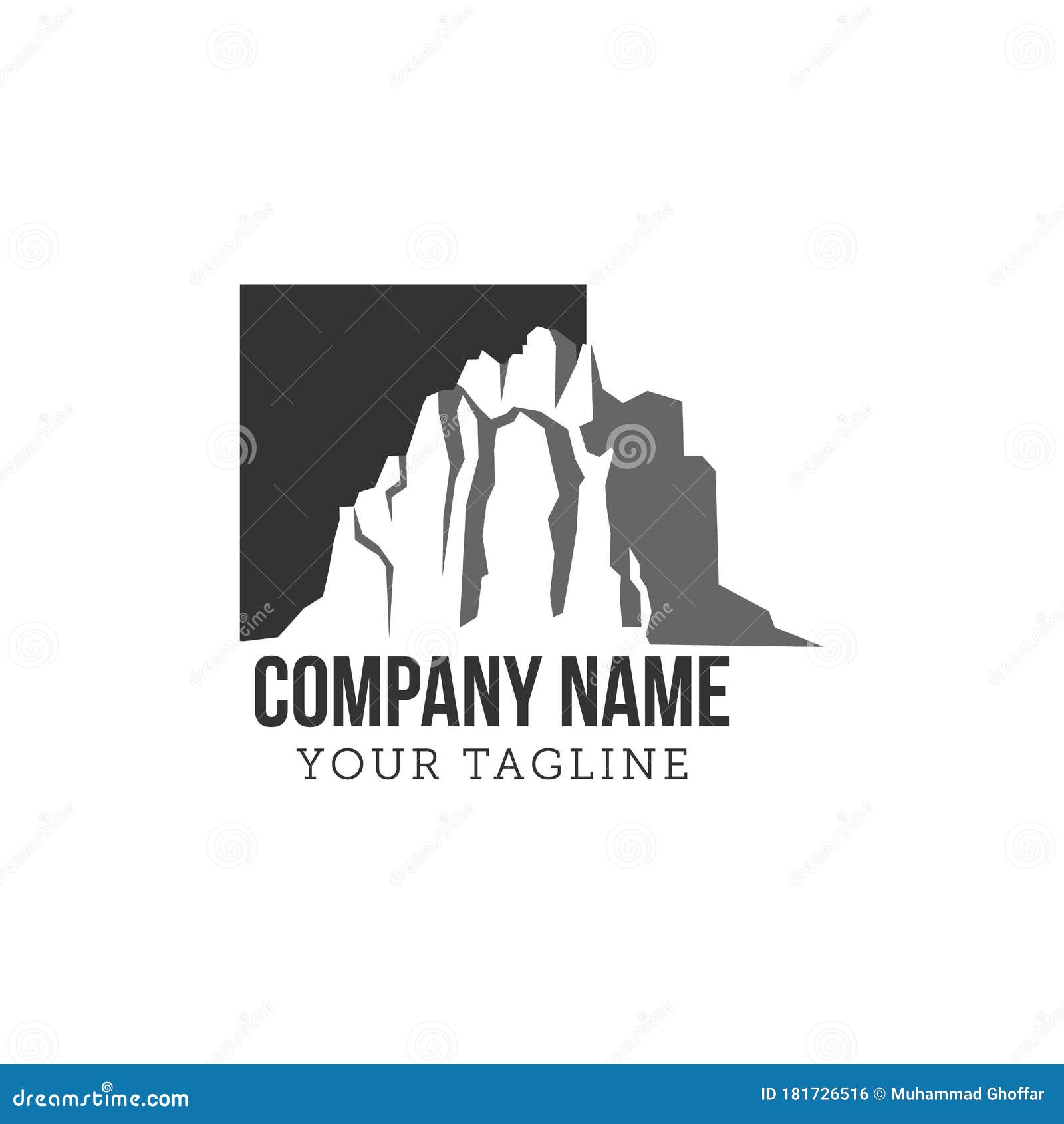 Cliff Icon. Simple Illustration of Cliff Vector Icon for Web Stock ...