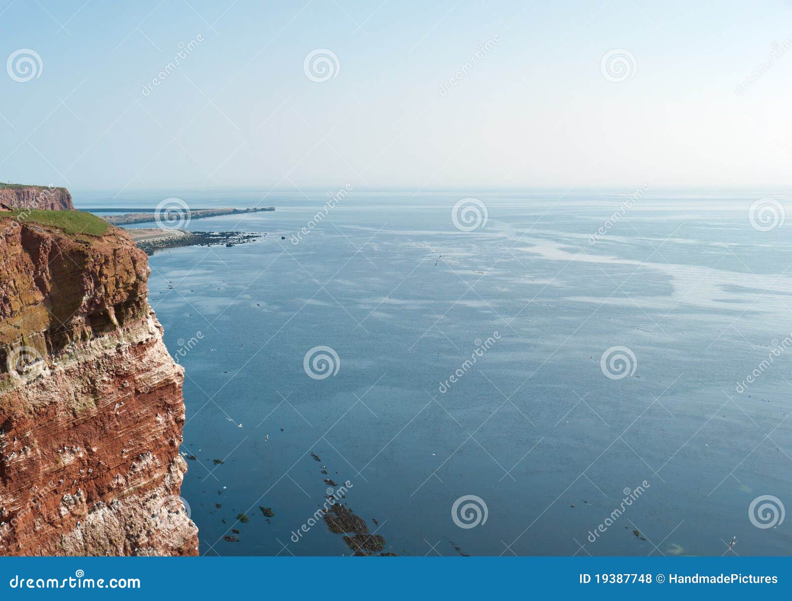 Cliff on a island stock photo. Image of germany, background - 19387748
