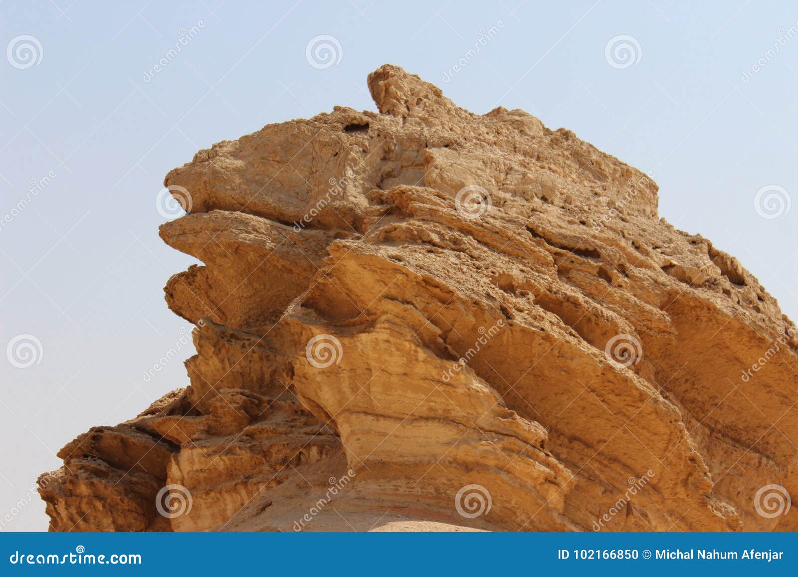 A cliff peak in the desert stock photo. Image of ramon - 102166850