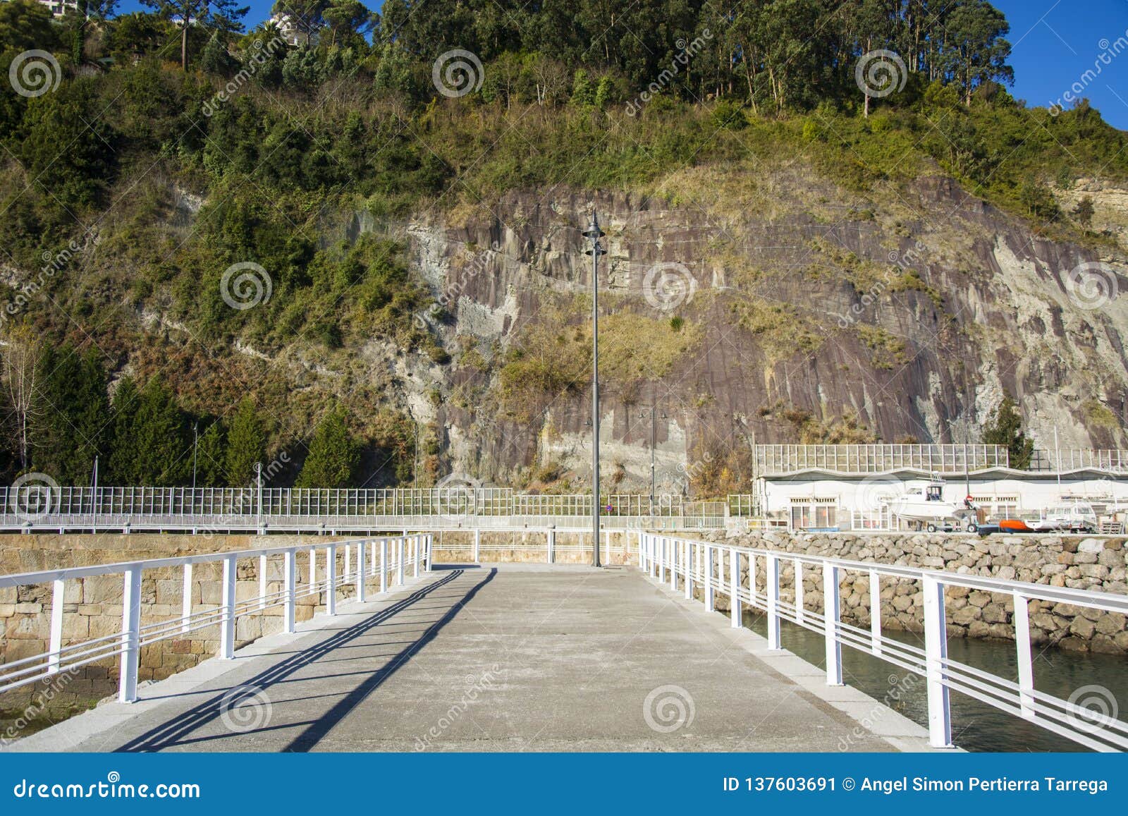 Cliff 2 stock image. Image of metalrailing, cementground - 137603691