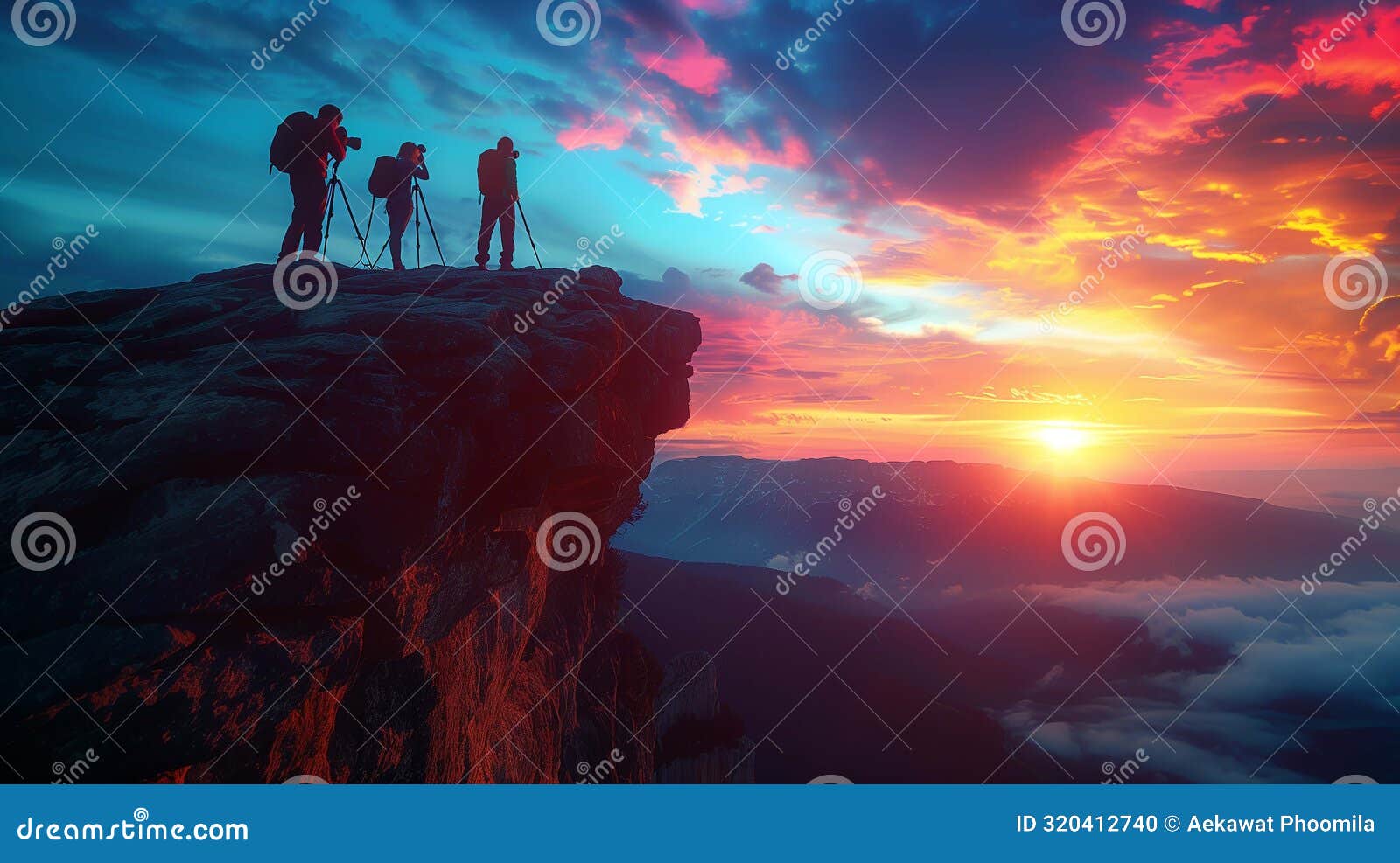 Cliff Provides an Elevated Vantage Point, Offering a Panoramic View of ...