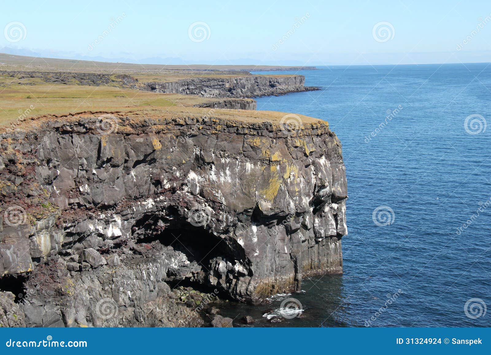 Cliff Rocks at West Iceland. Stock Photo - Image of basalt, tourism ...